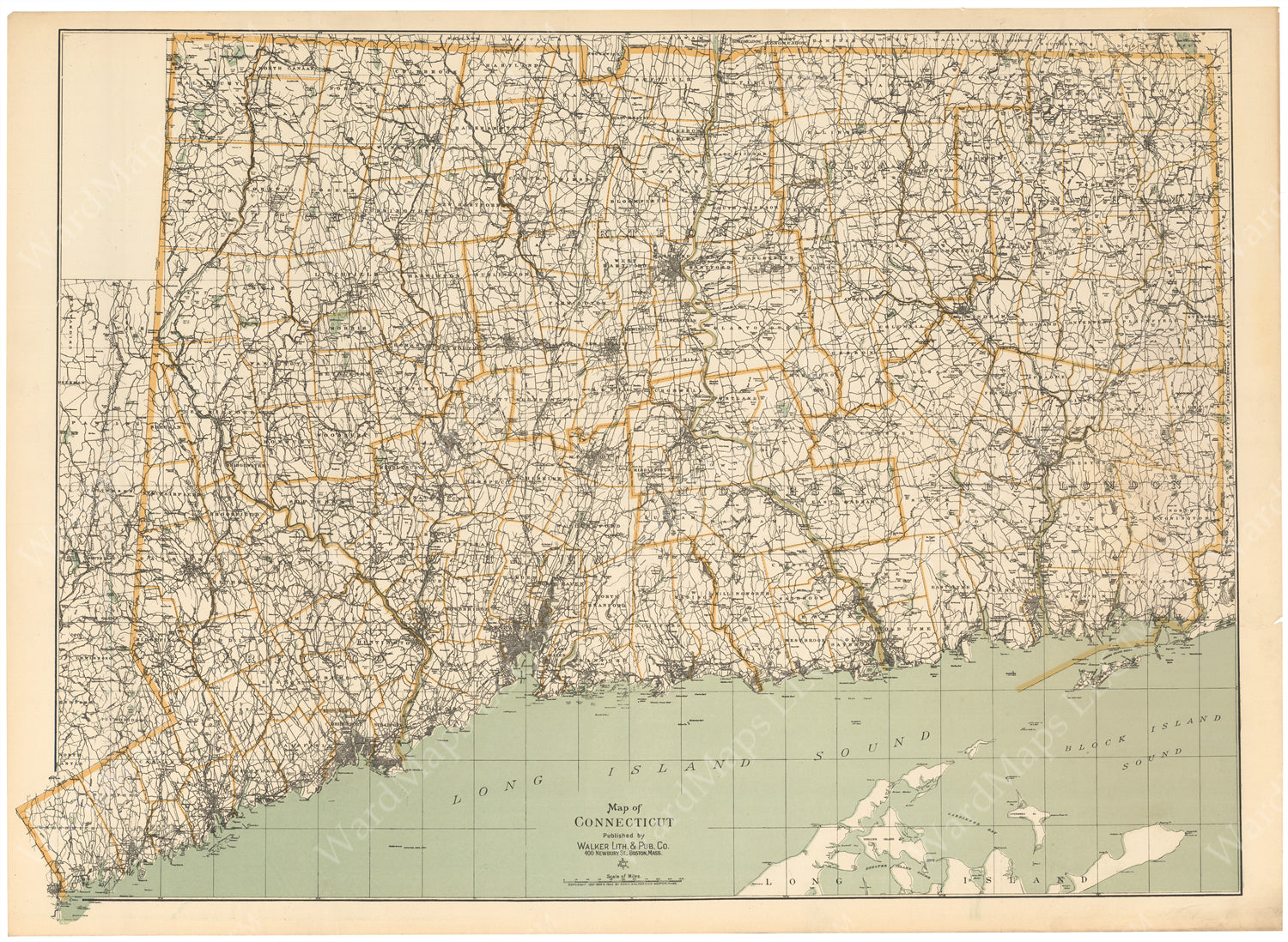 Connecticut 1903 Wardmaps Llc