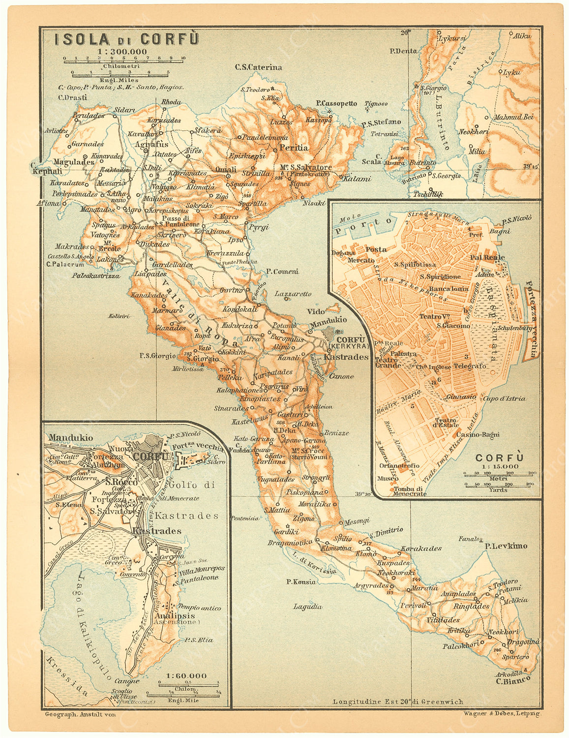 Corfu, Greece 1908 – WardMaps LLC