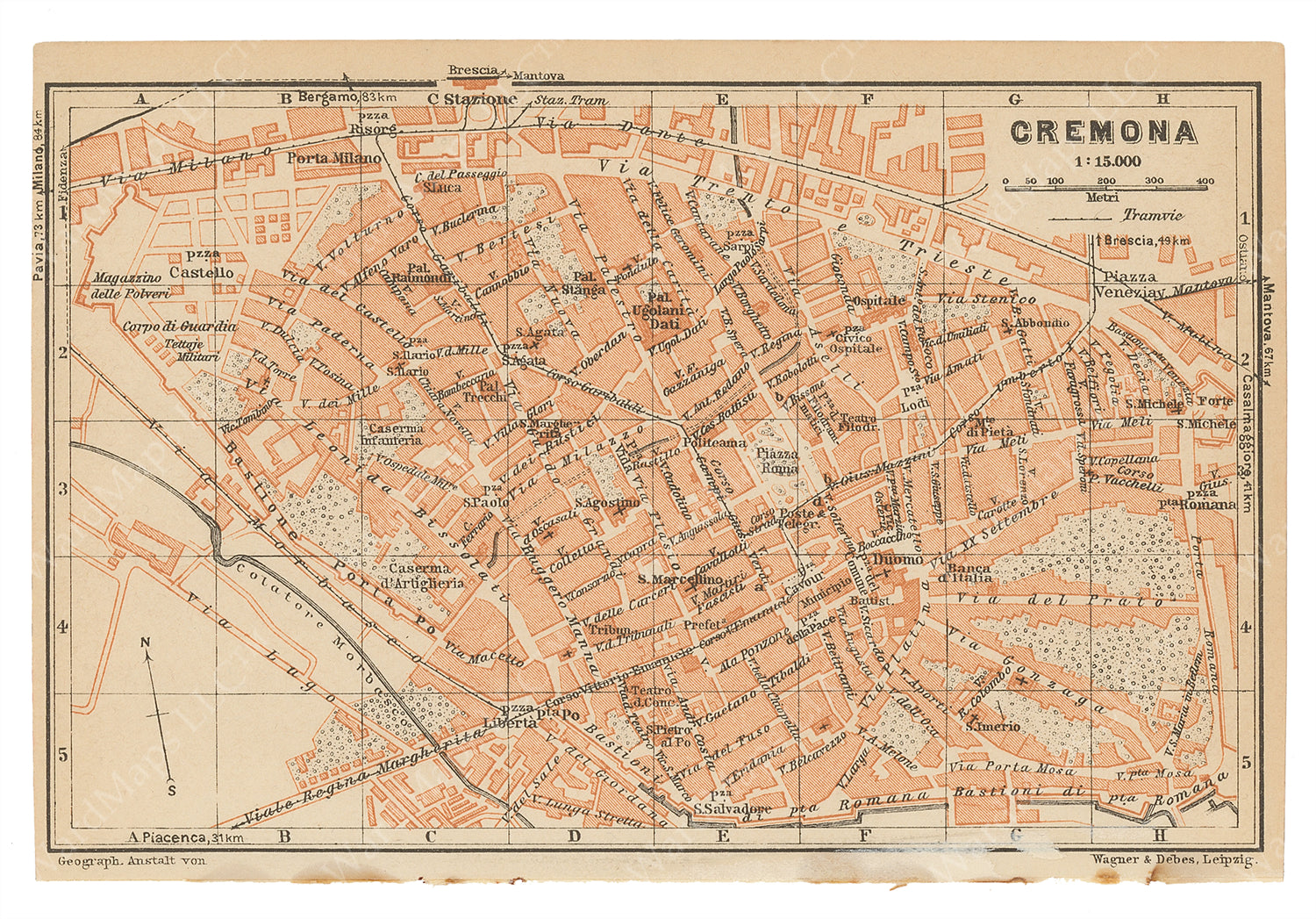Cremona, Italy 1928 – WardMaps LLC