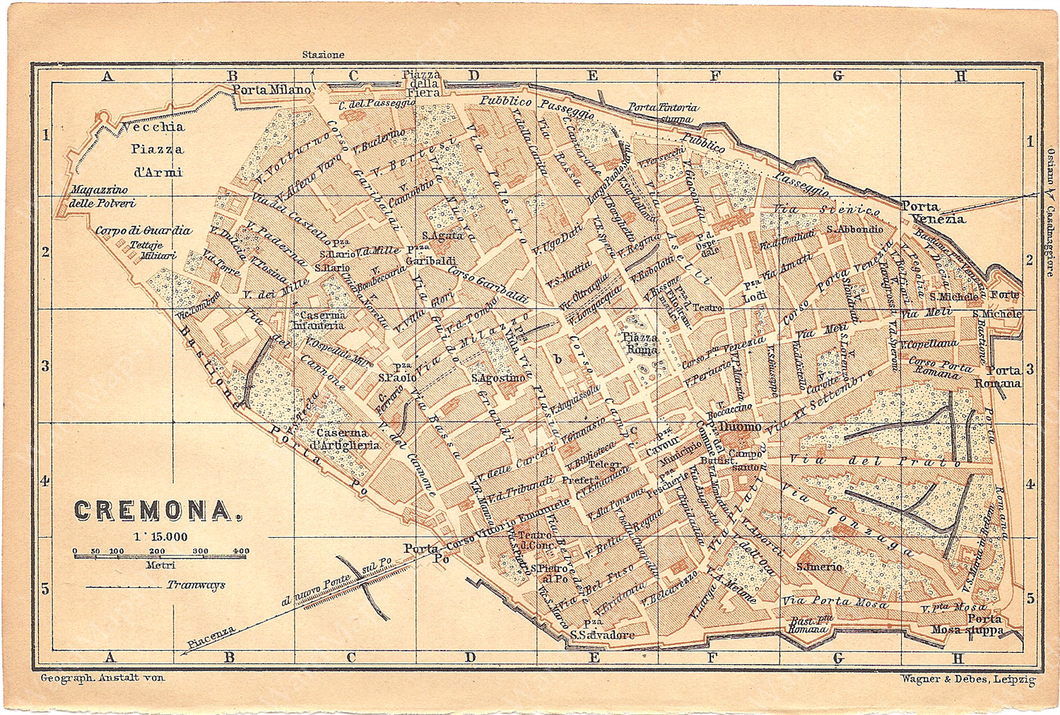 Cremona, Italy 1899 – WardMaps LLC