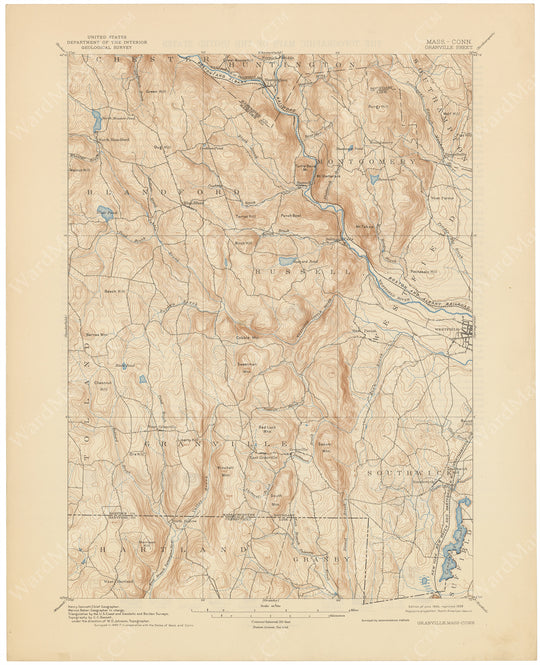 Connecticut Topographic Maps – WardMaps LLC