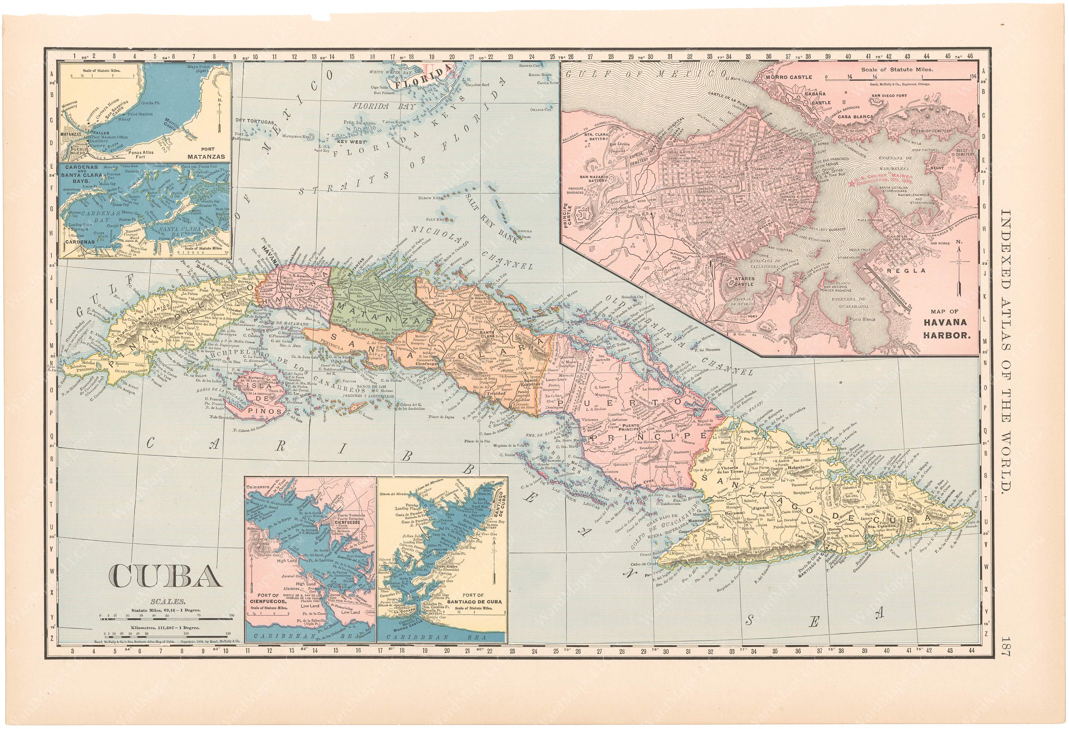 Cuba and Havana 1898 – WardMaps LLC