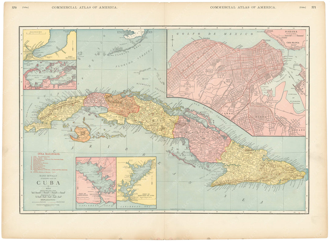 Cuba 1925 – WardMaps LLC