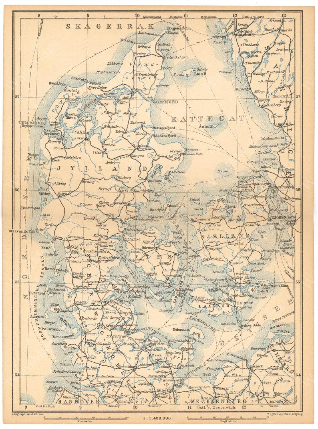Denmark 1898 – WardMaps LLC