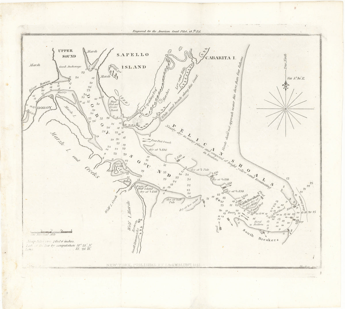 Georgia (USA) Antique Nautical Charts – WardMaps LLC