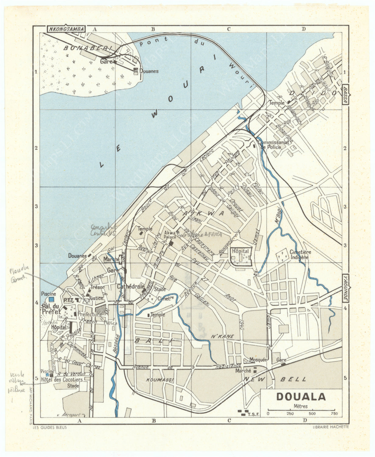 Douala, Cameroon 1962 – WardMaps LLC
