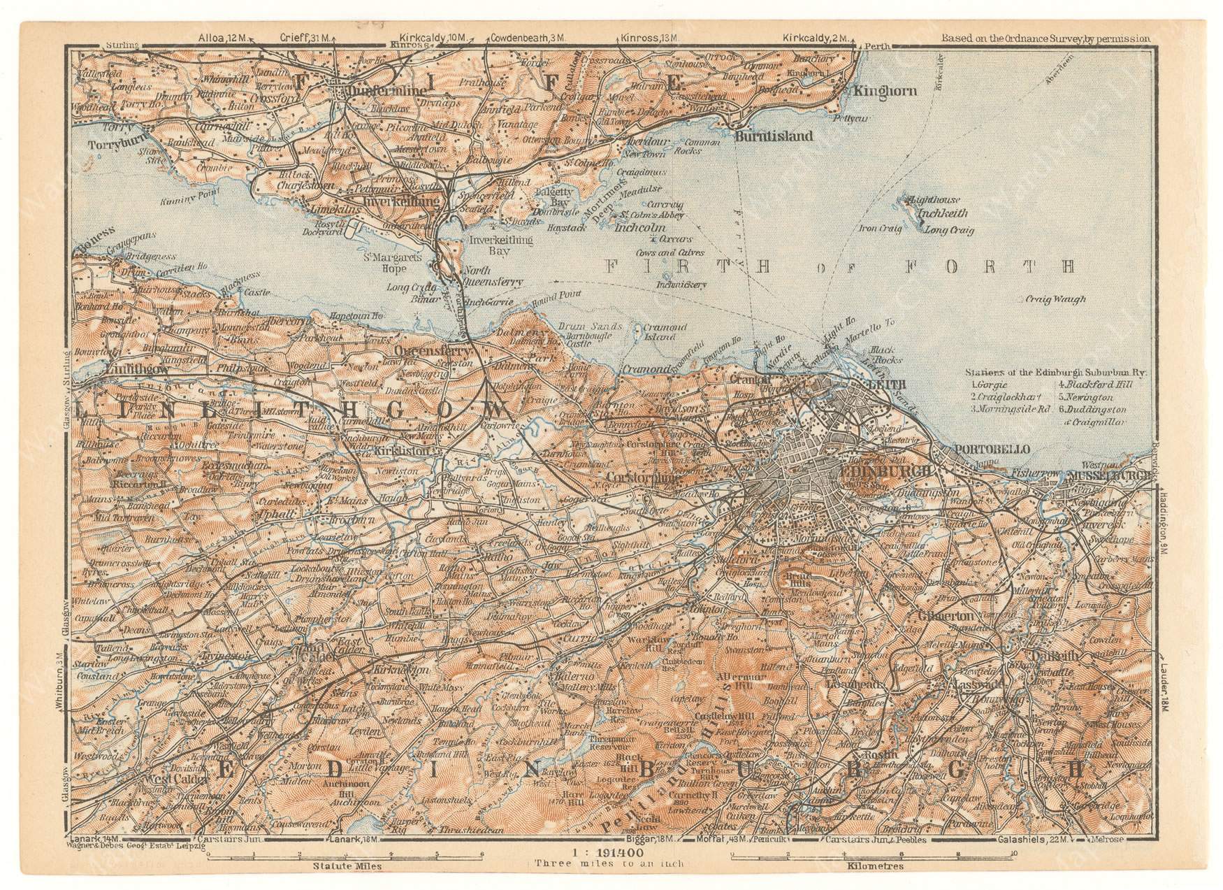 Edinburgh Region, Scotland 1927 – WardMaps LLC