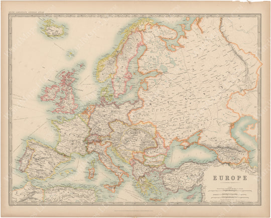 Europe 1913 – WardMaps LLC