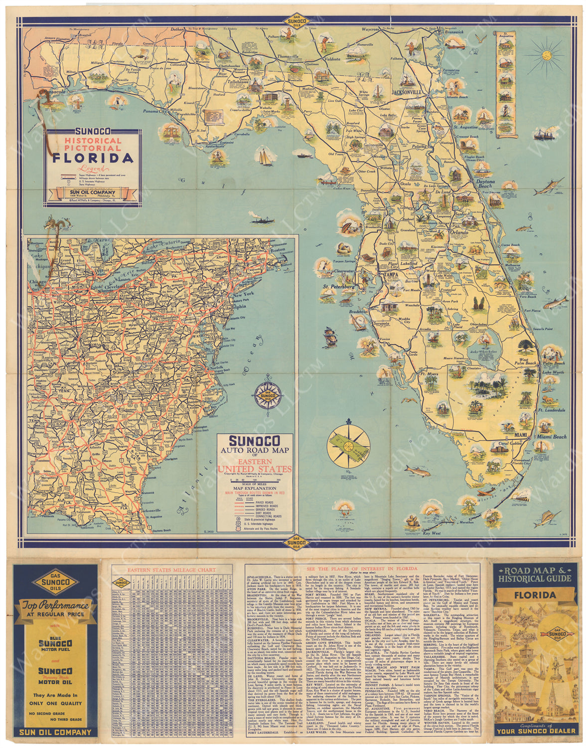 Florida Circa 1930: Historical Map – WardMaps LLC