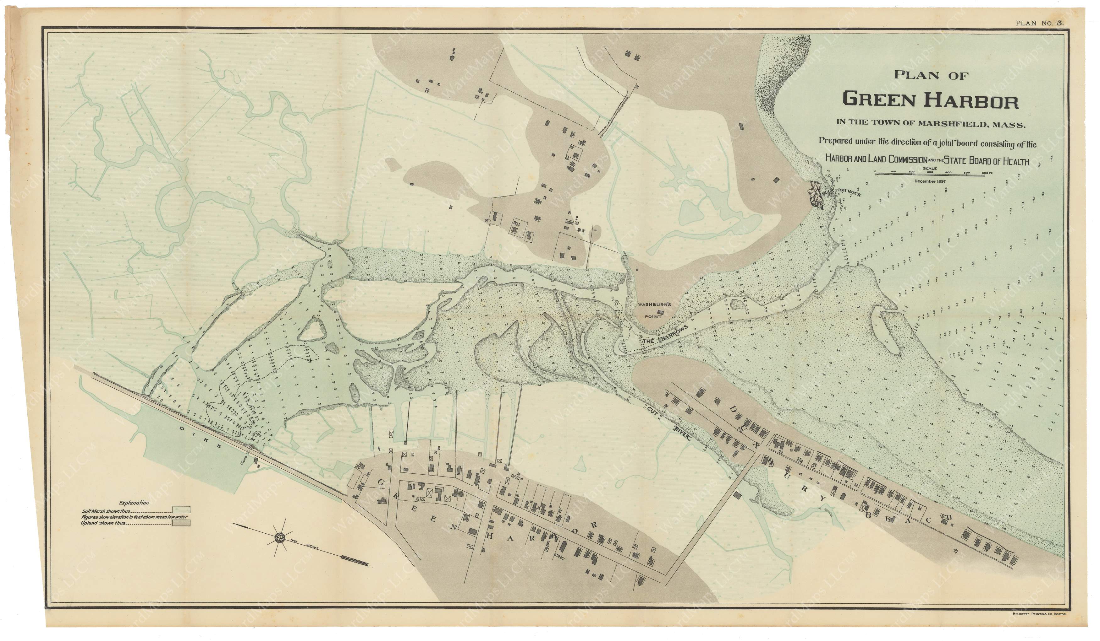 Marshfield, Massachusetts: Green Harbor 1897 – WardMaps LLC