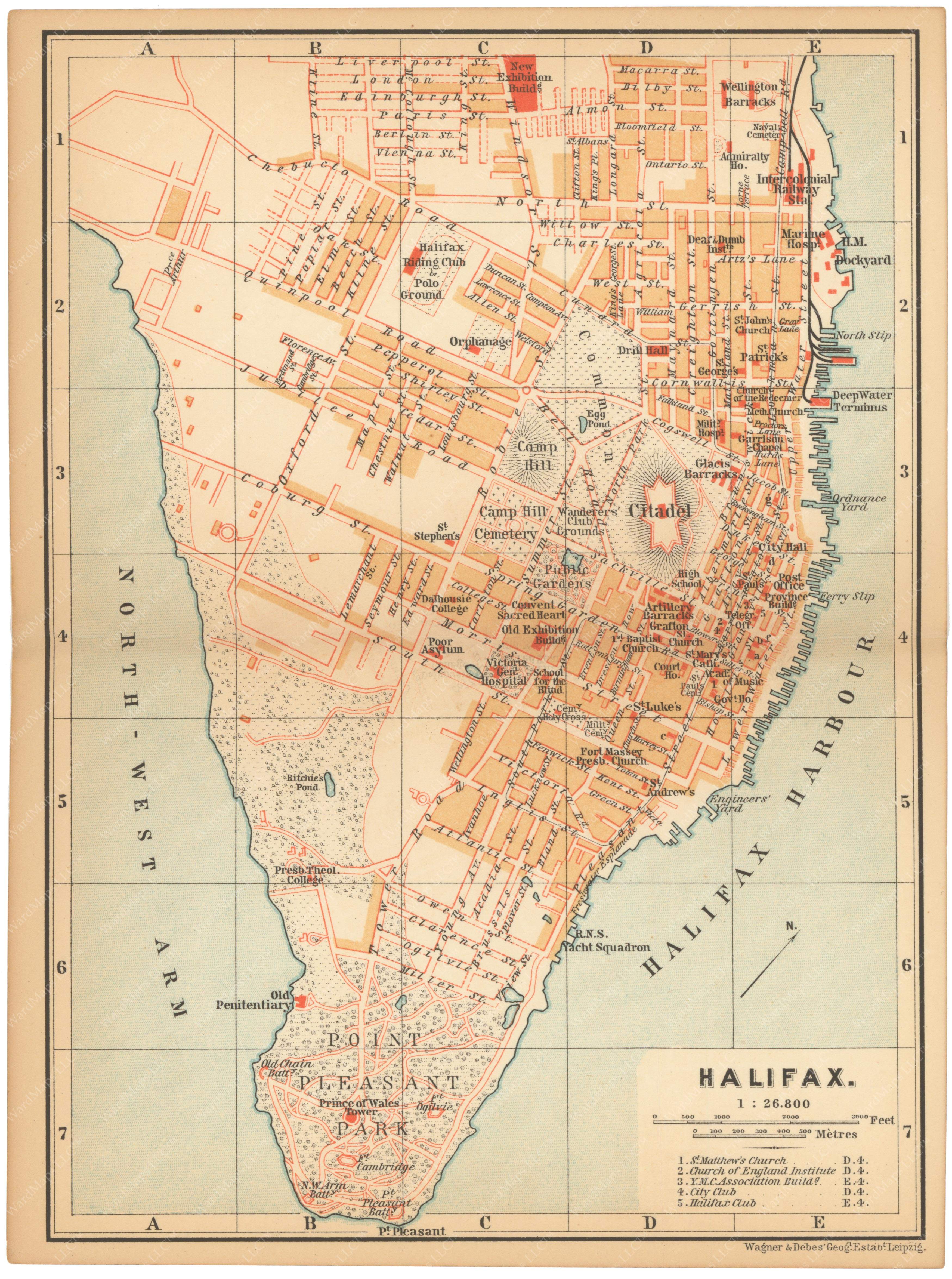 Halifax, Nova Scotia 1900 – WardMaps LLC