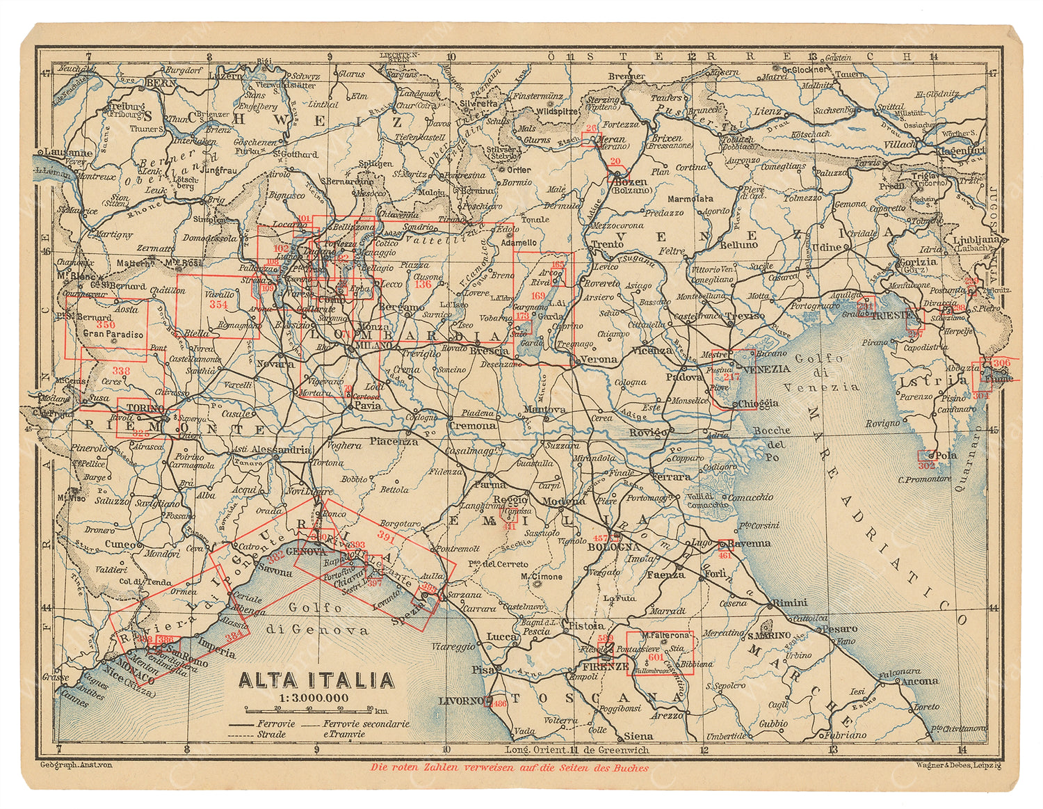 Northern Italy 1928 – WardMaps LLC