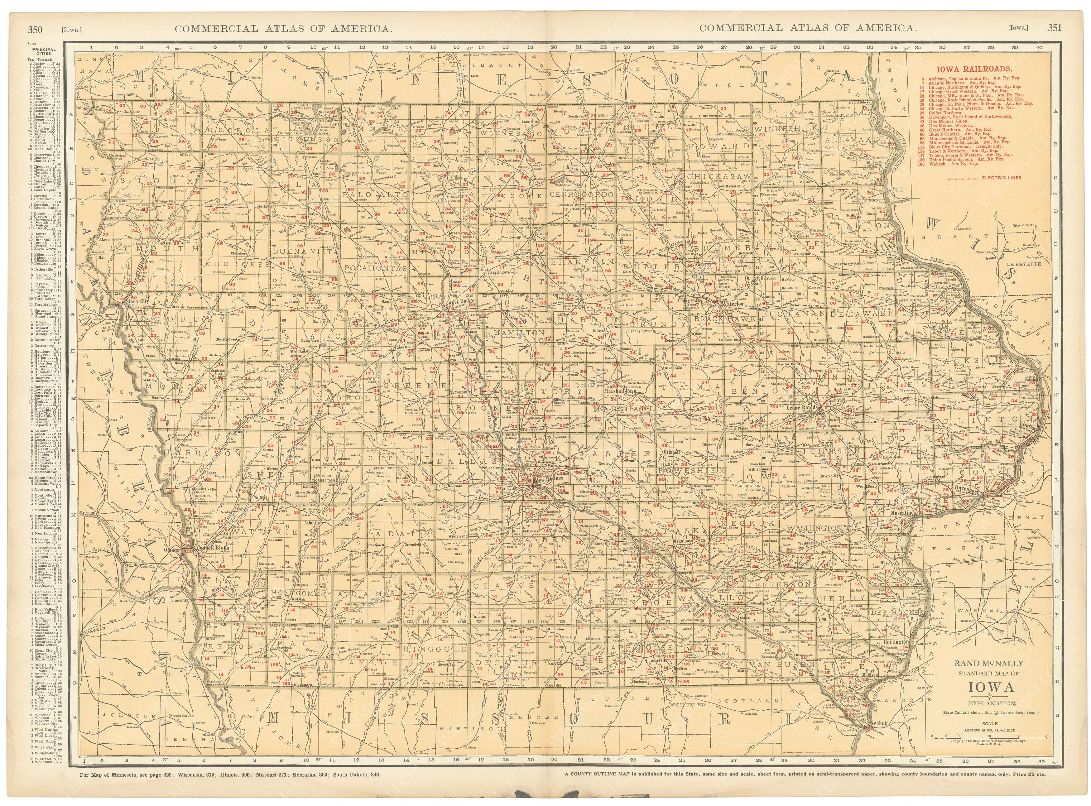 Iowa 1925 – WardMaps LLC