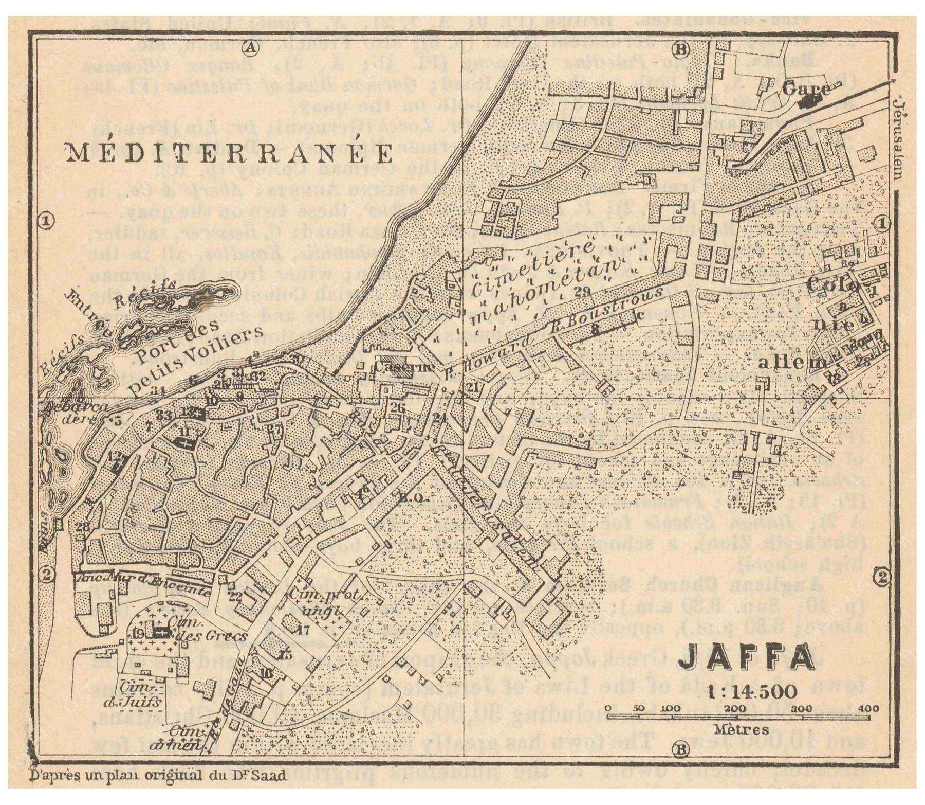 Jaffa, Palestine 1912 – WardMaps LLC