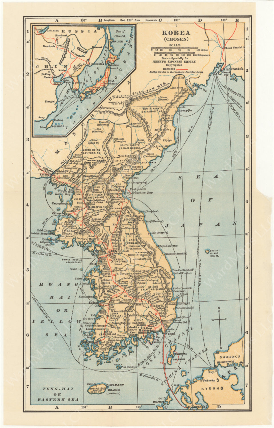 Korea 1933 – WardMaps LLC