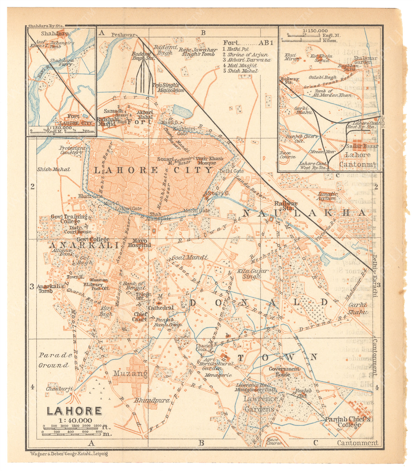 Lahore, Pakistan 1914 – WardMaps LLC