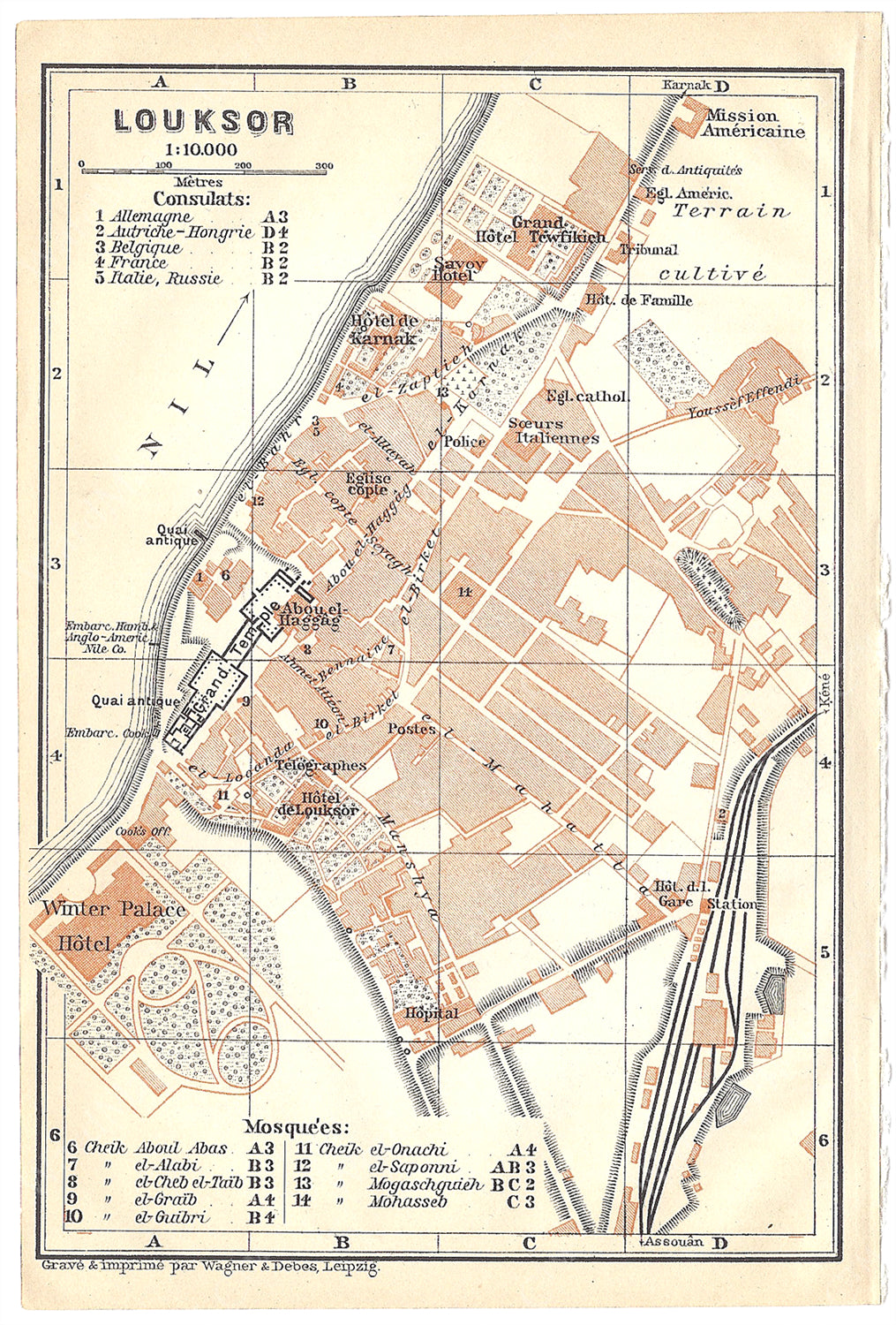Luxor, Egypt 1914 – WardMaps LLC