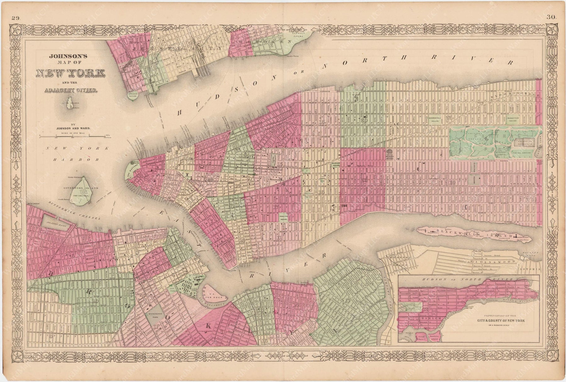 New York City 1865 – WardMaps LLC