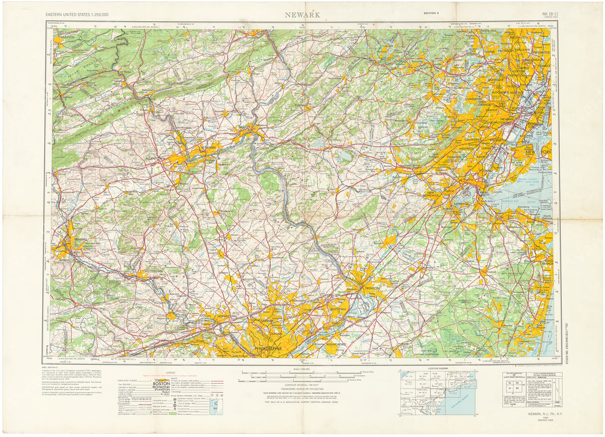 Pennsylvania Topographic Maps – WardMaps LLC
