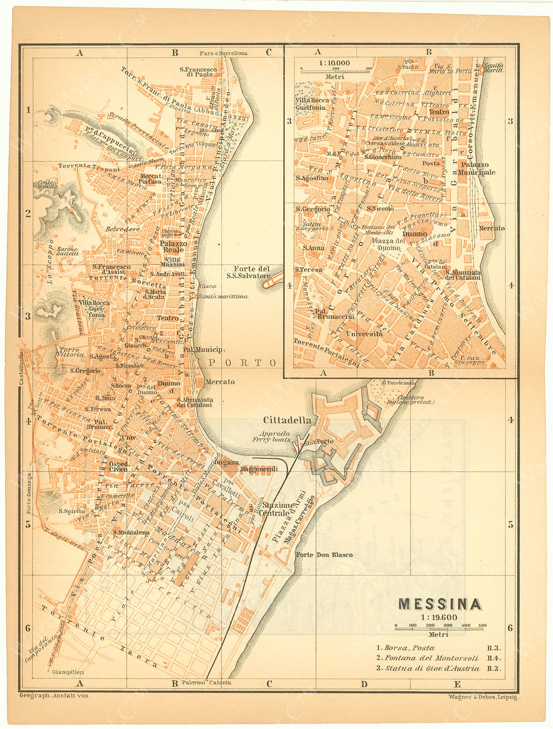 Messina, Italy 1908 – WardMaps LLC