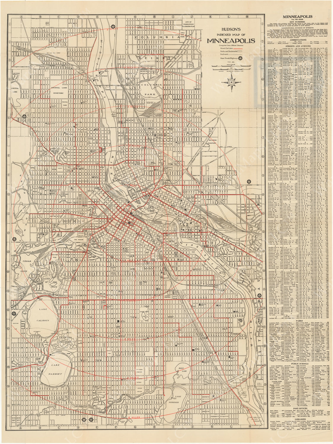 Minneapolis, Minnesota 1925 – WardMaps LLC