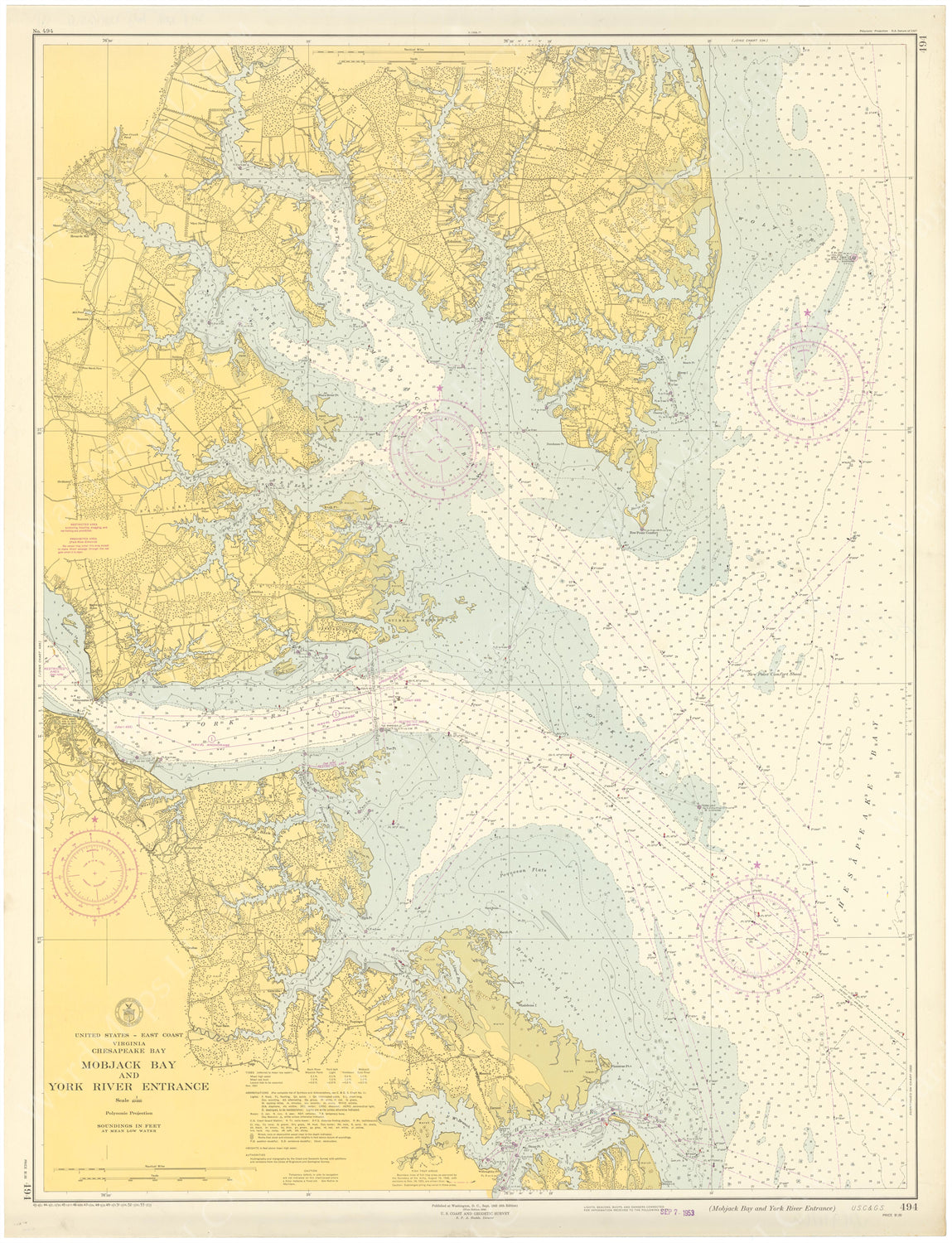 North River Gloucester Virginia Map Eastern North Carolina 1863 old map ...