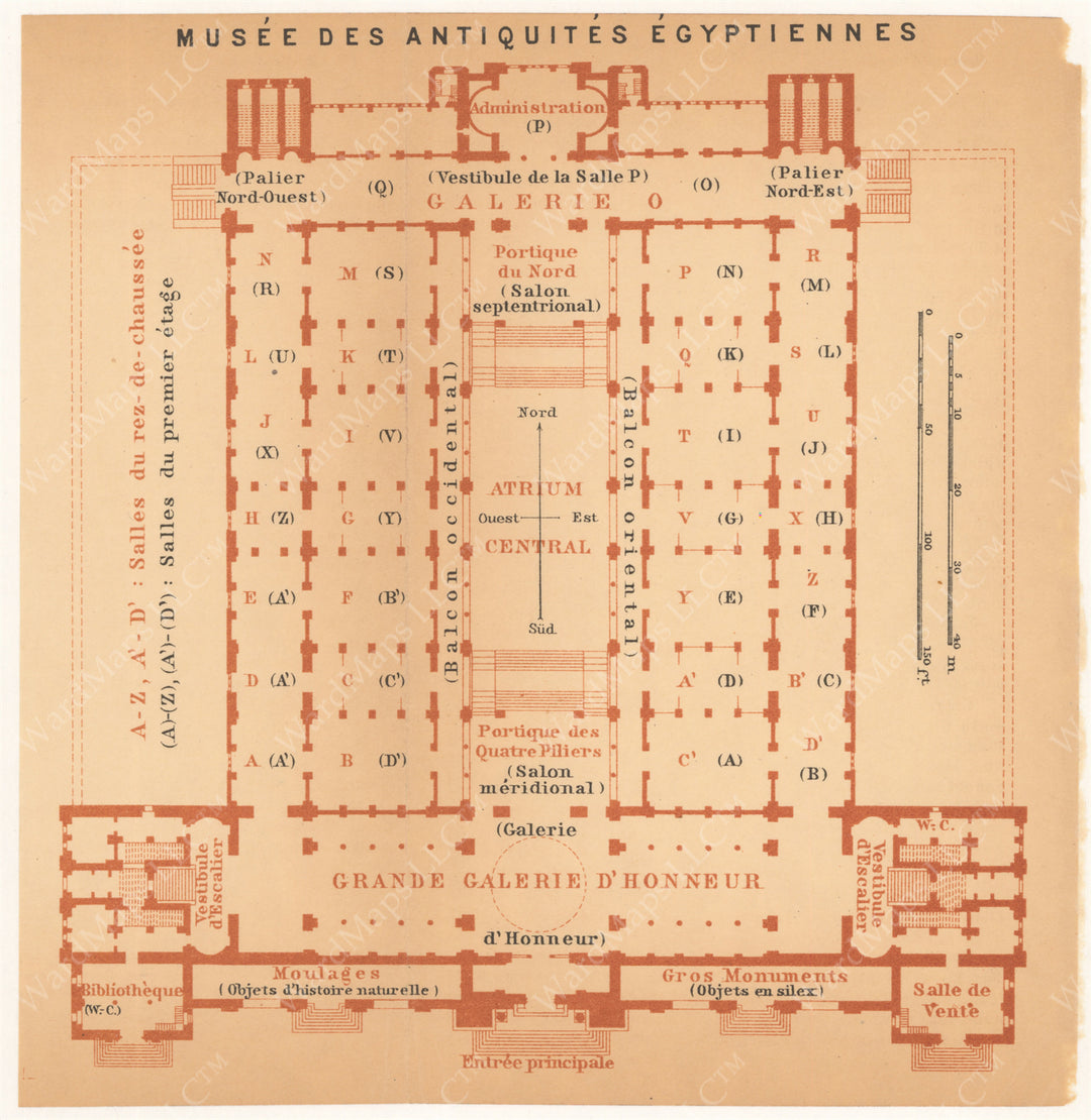Cairo, Egypt 1908: Museum of Egyptian Antiquities – WardMaps LLC