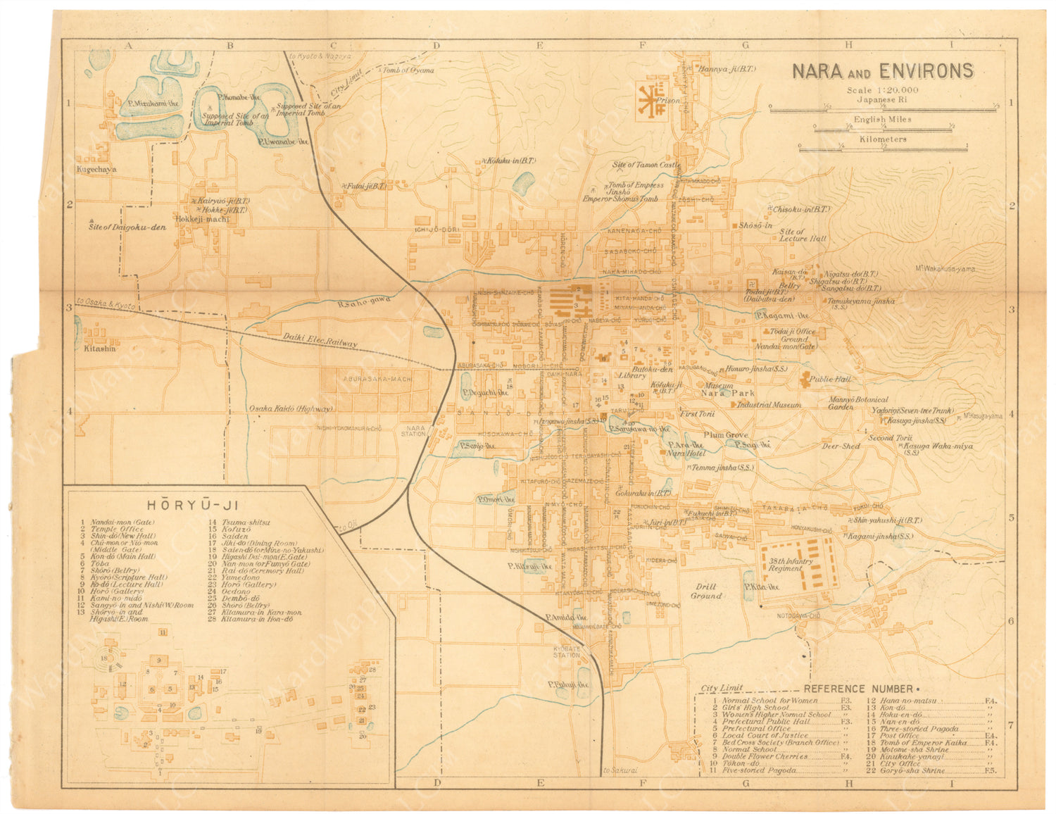 Nara, Japan 1933 – WardMaps LLC