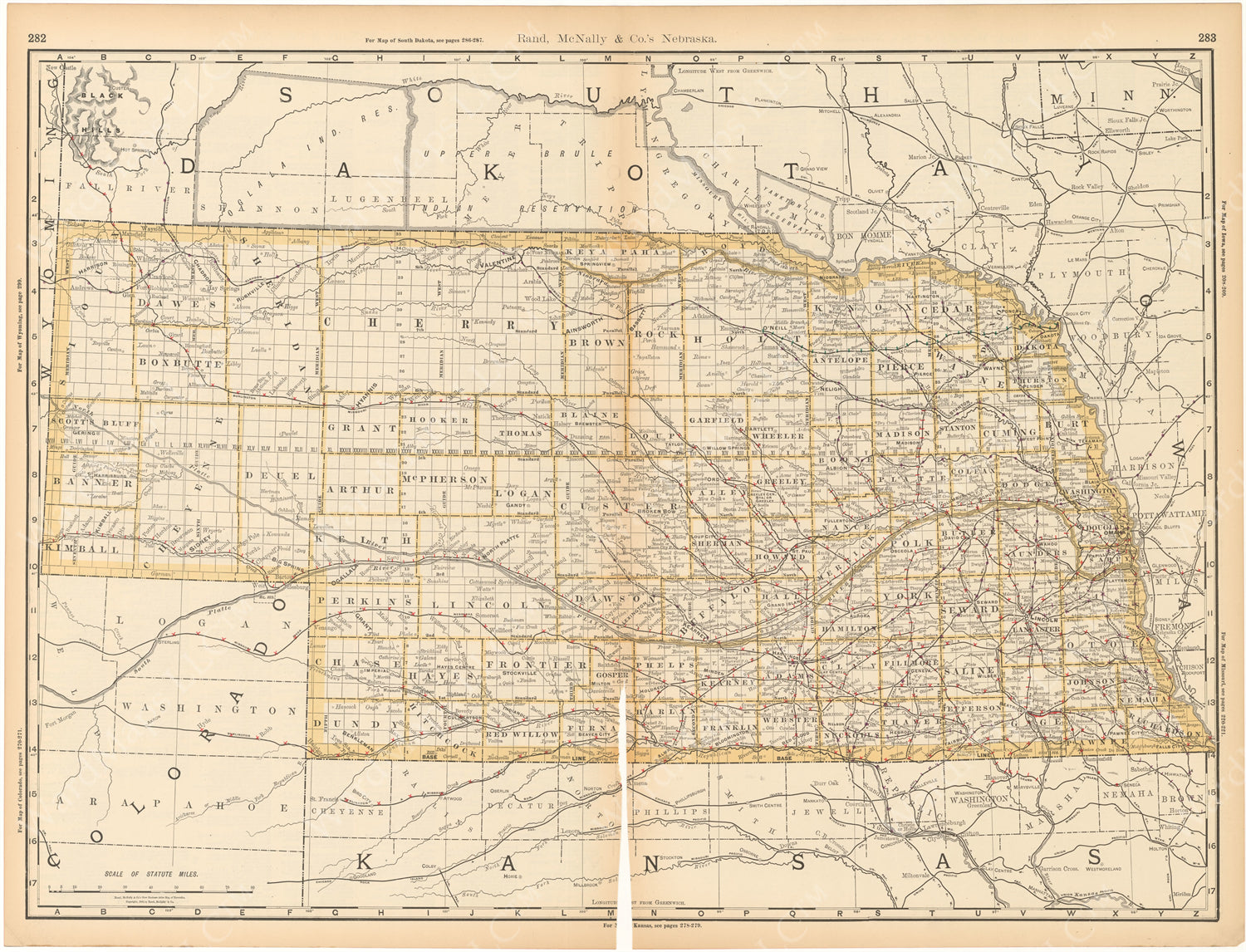 Nebraska 1892 – WardMaps LLC
