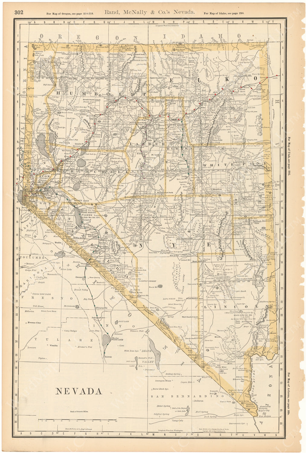 Nevada 1892 – WardMaps LLC