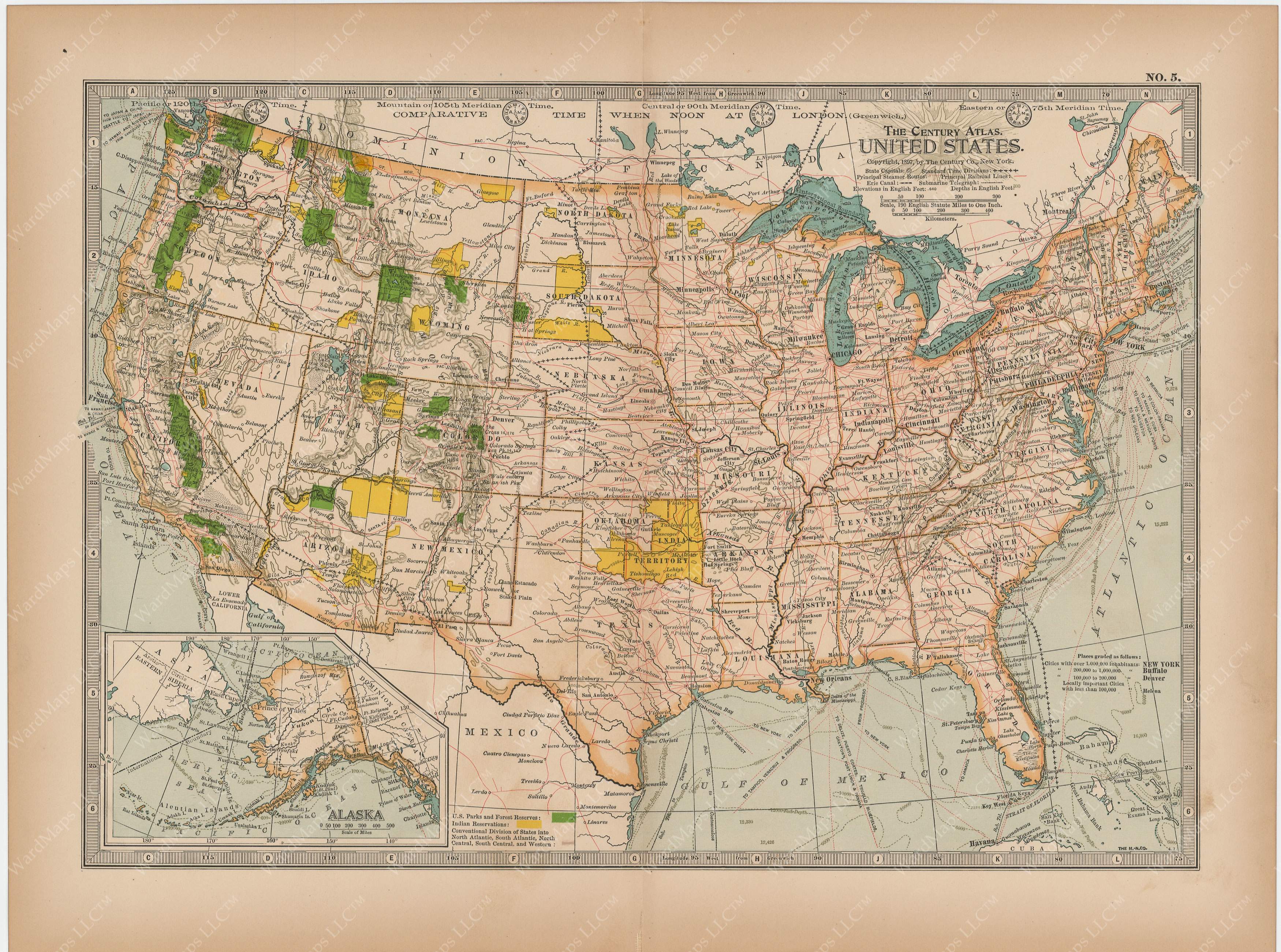 United States 1897 – WardMaps LLC