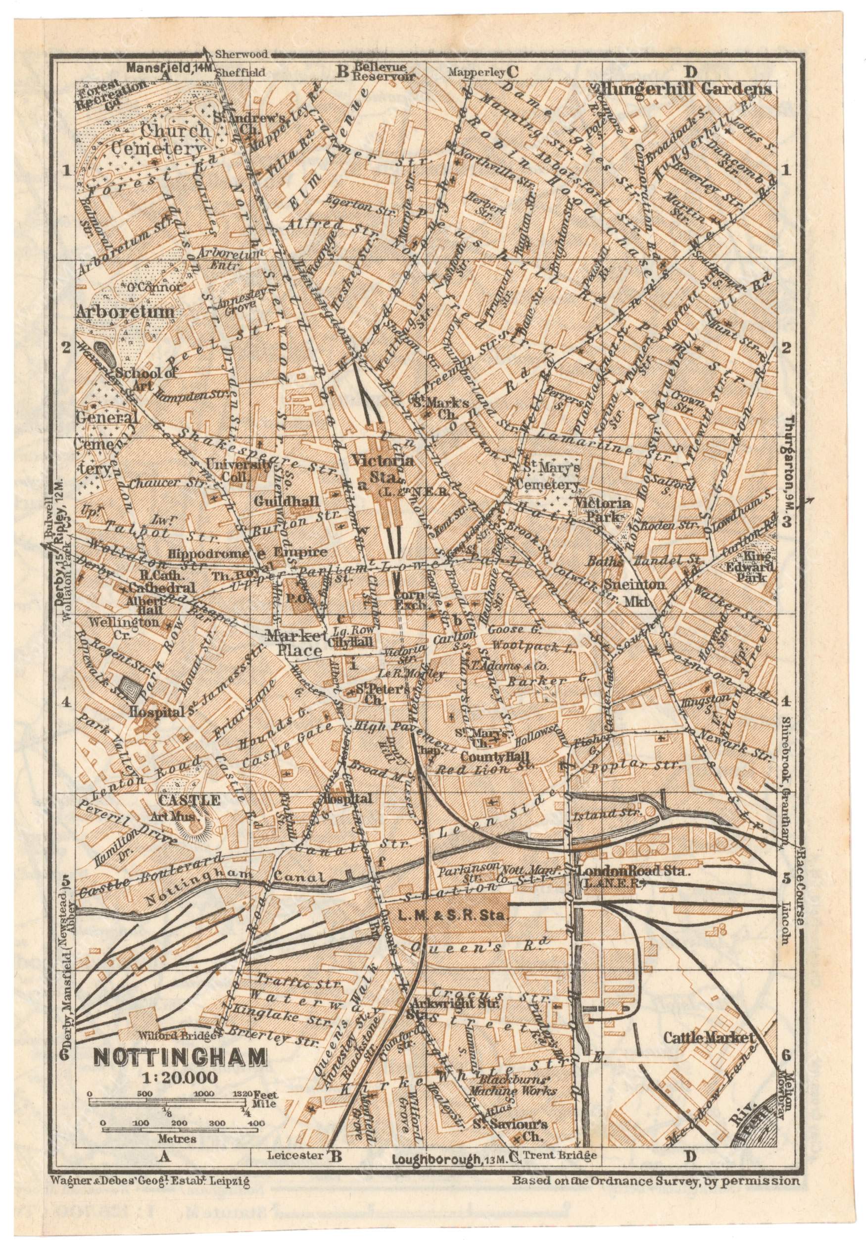 Nottingham, England 1937 – WardMaps LLC
