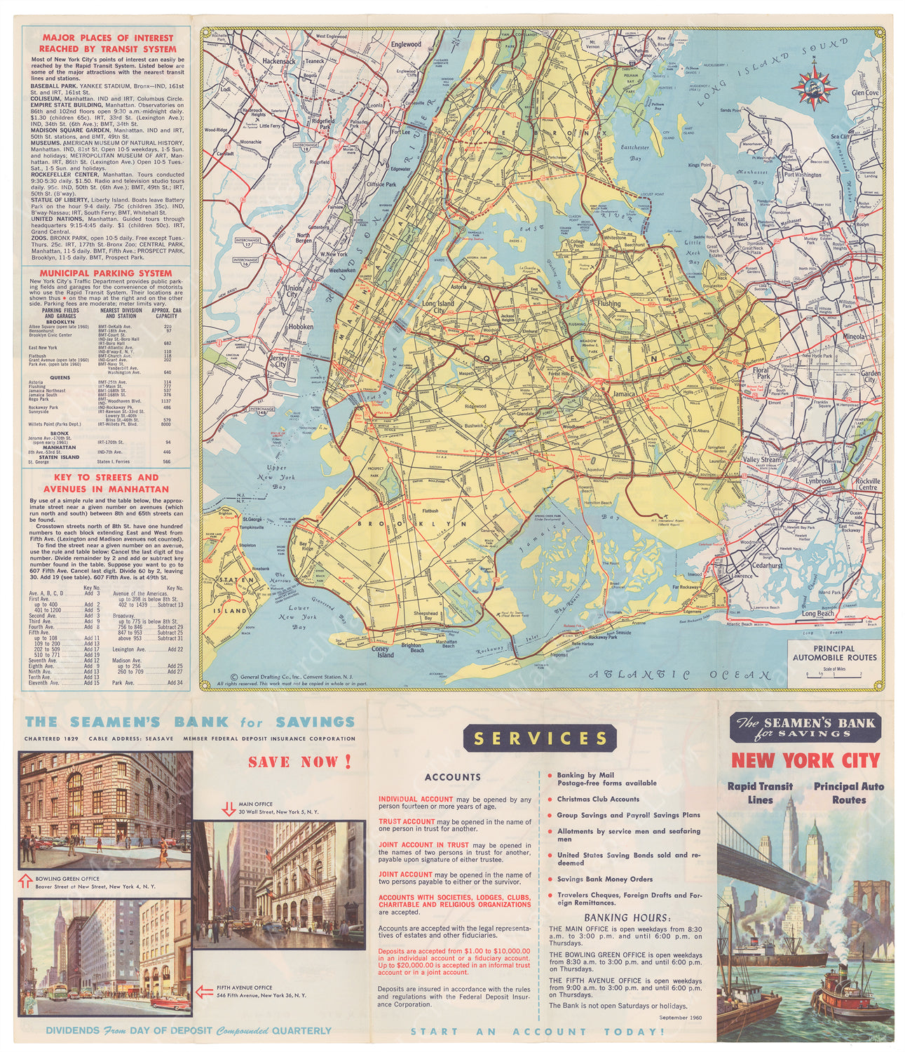 New York City Subway Map 1960 – WardMaps LLC