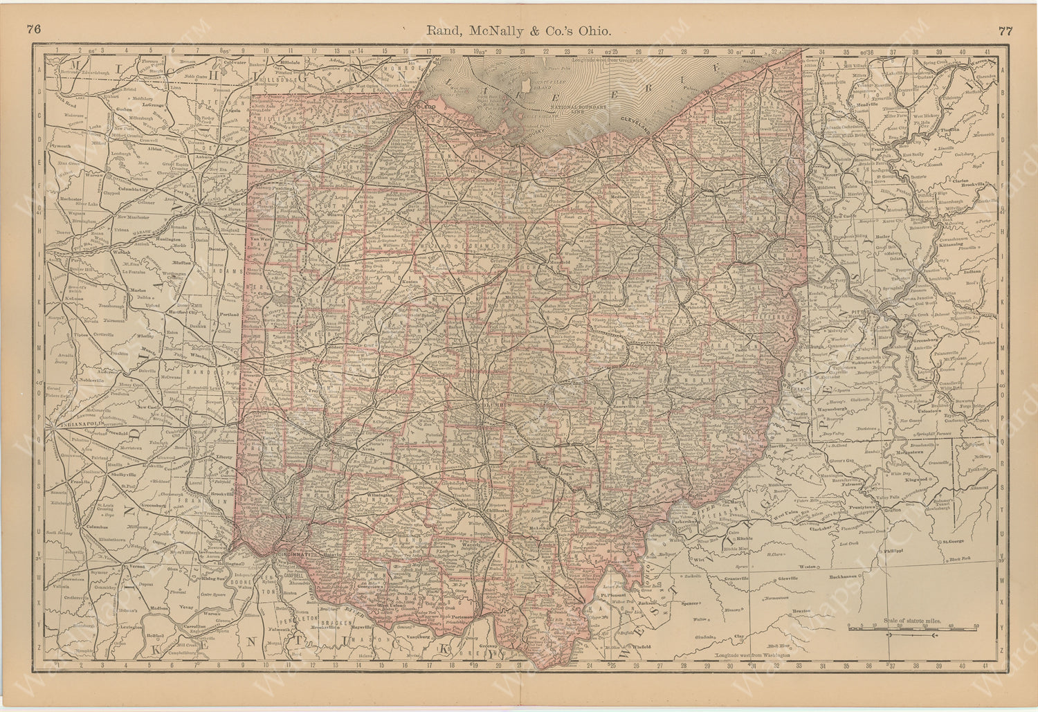 Ohio 1877 – WardMaps LLC
