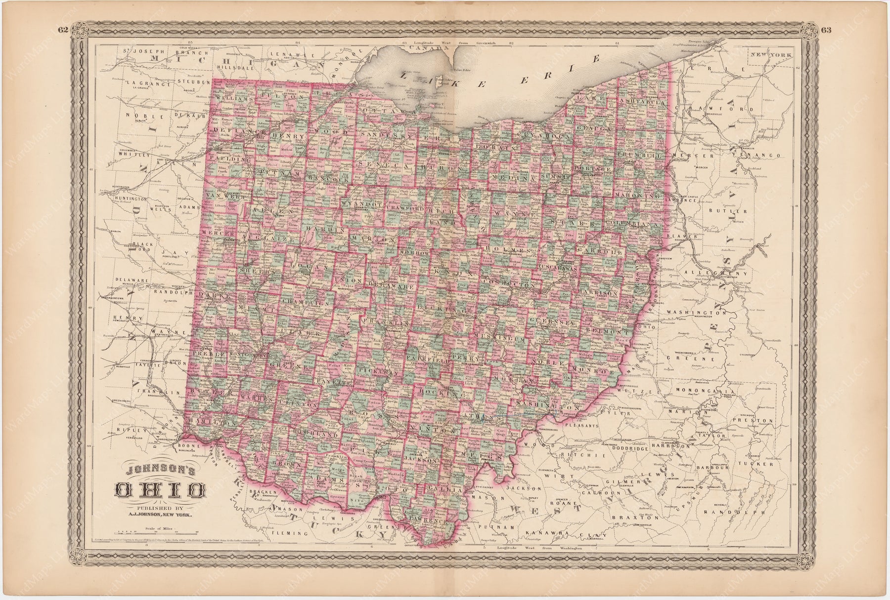 Ohio 1873 – WardMaps LLC