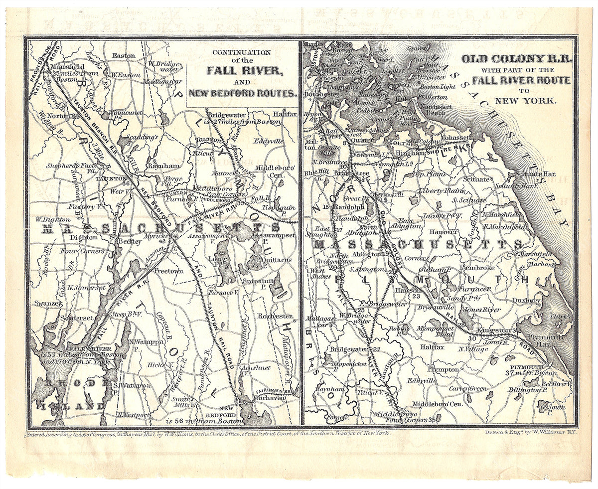 Old Colony Railroad Maps – WardMaps LLC