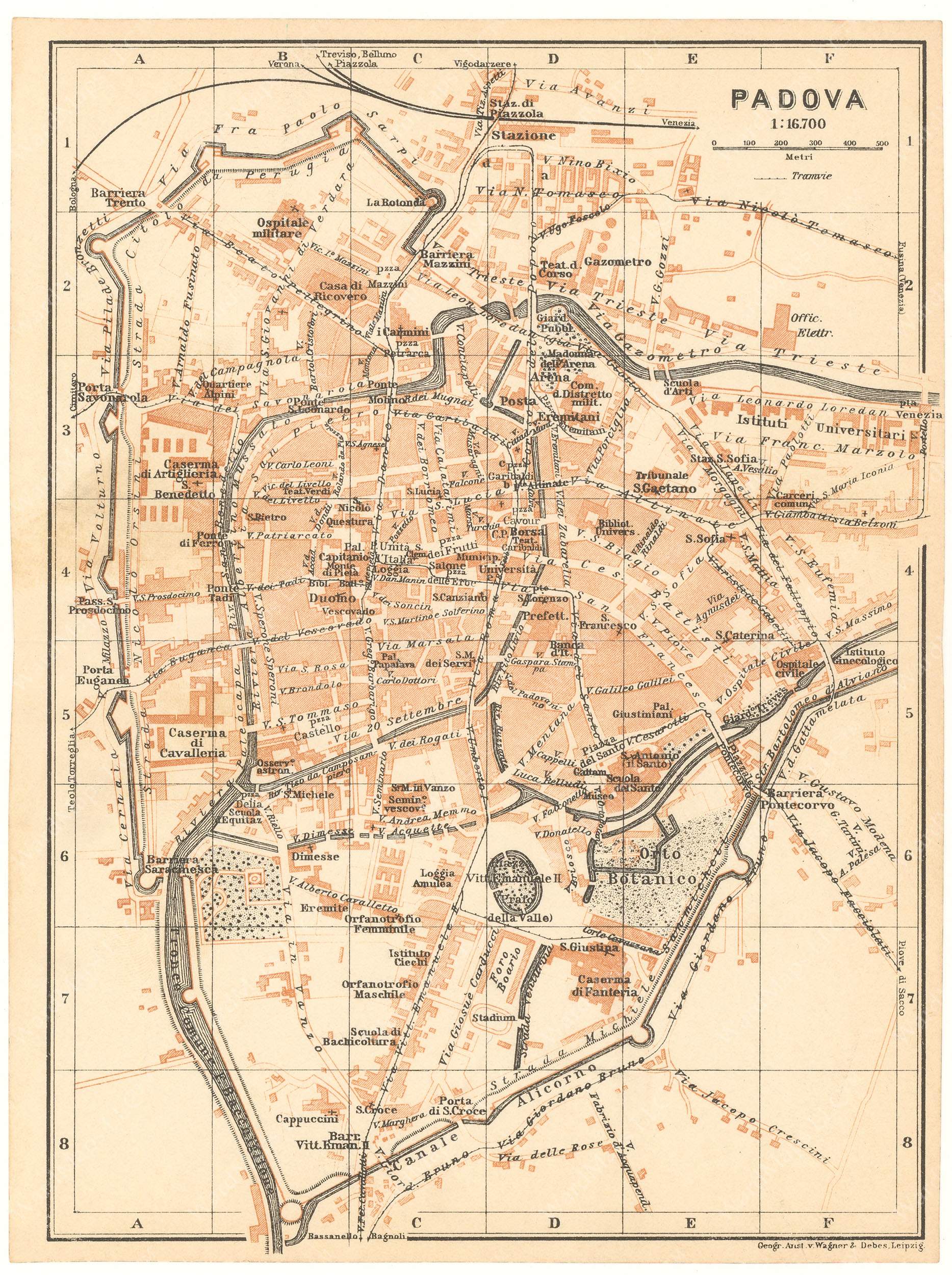 Padua, Italy 1928 – WardMaps LLC