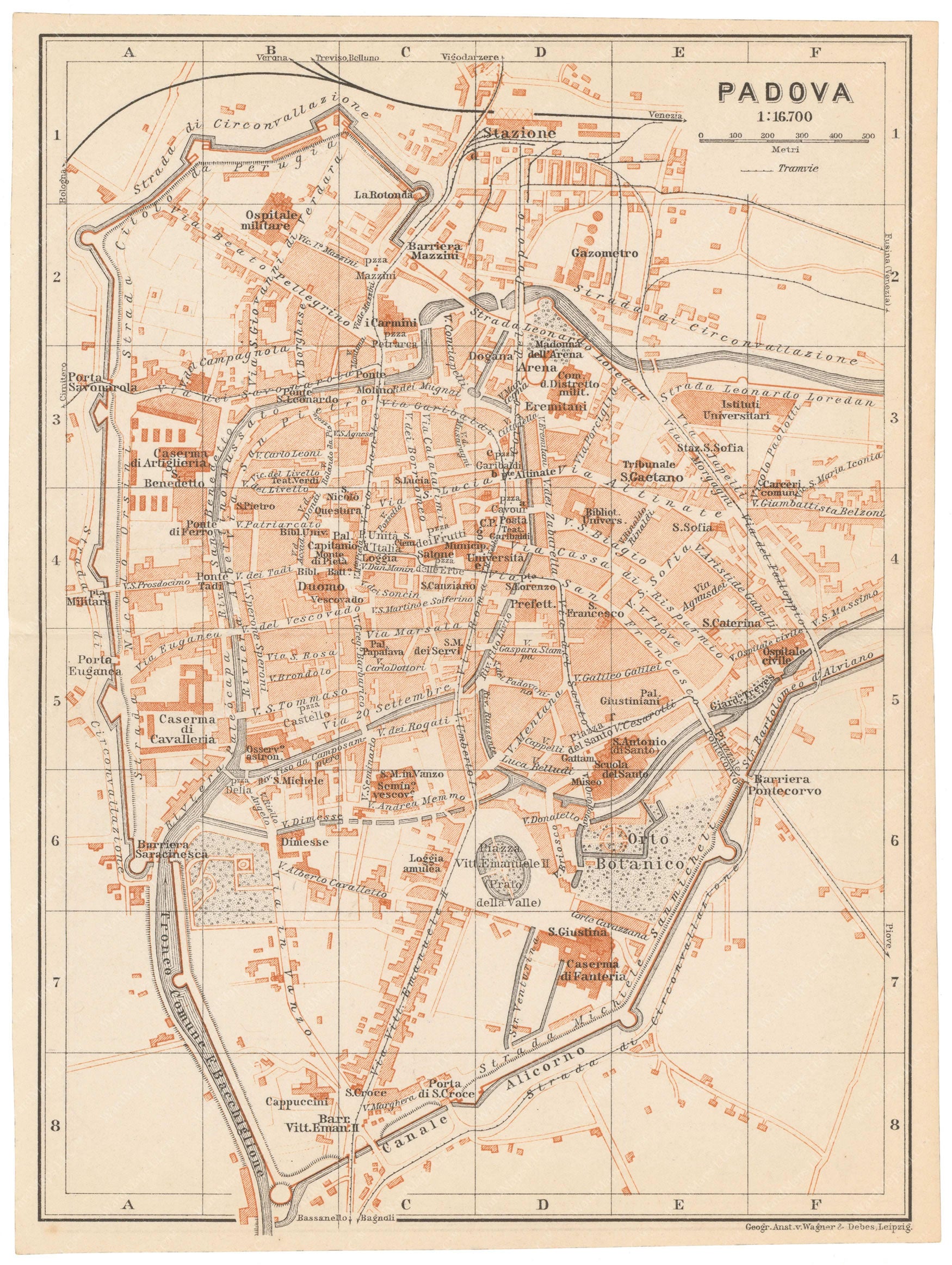 Padua, Italy 1909 – WardMaps LLC
