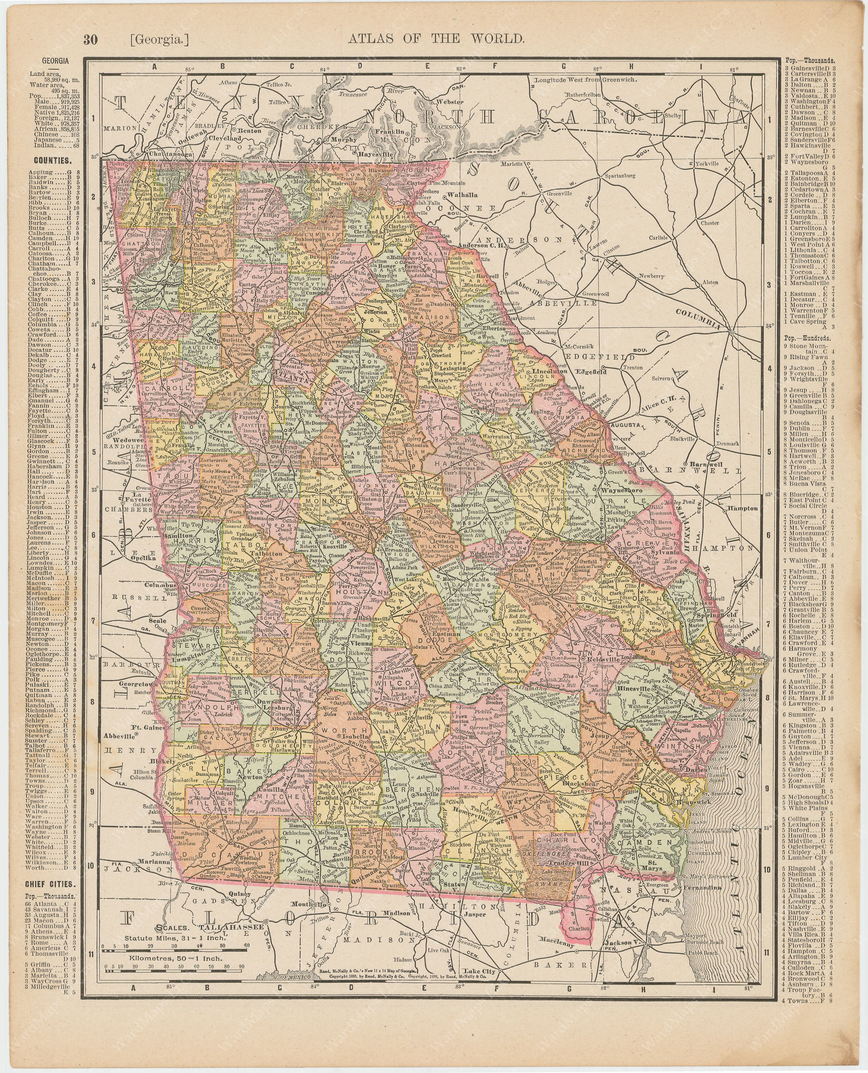 Georgia 1900 – WardMaps LLC