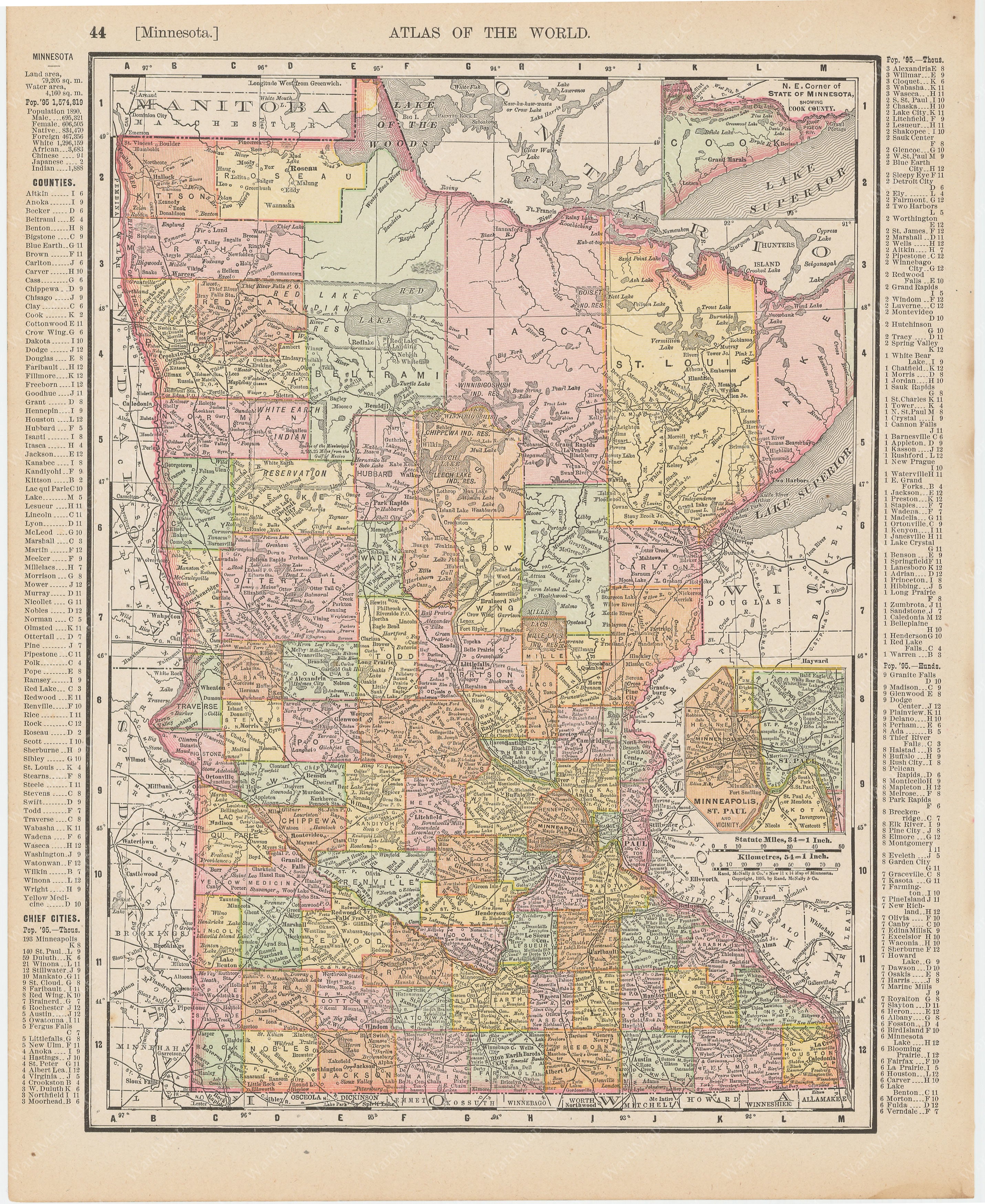 Minnesota 1900 – WardMaps LLC