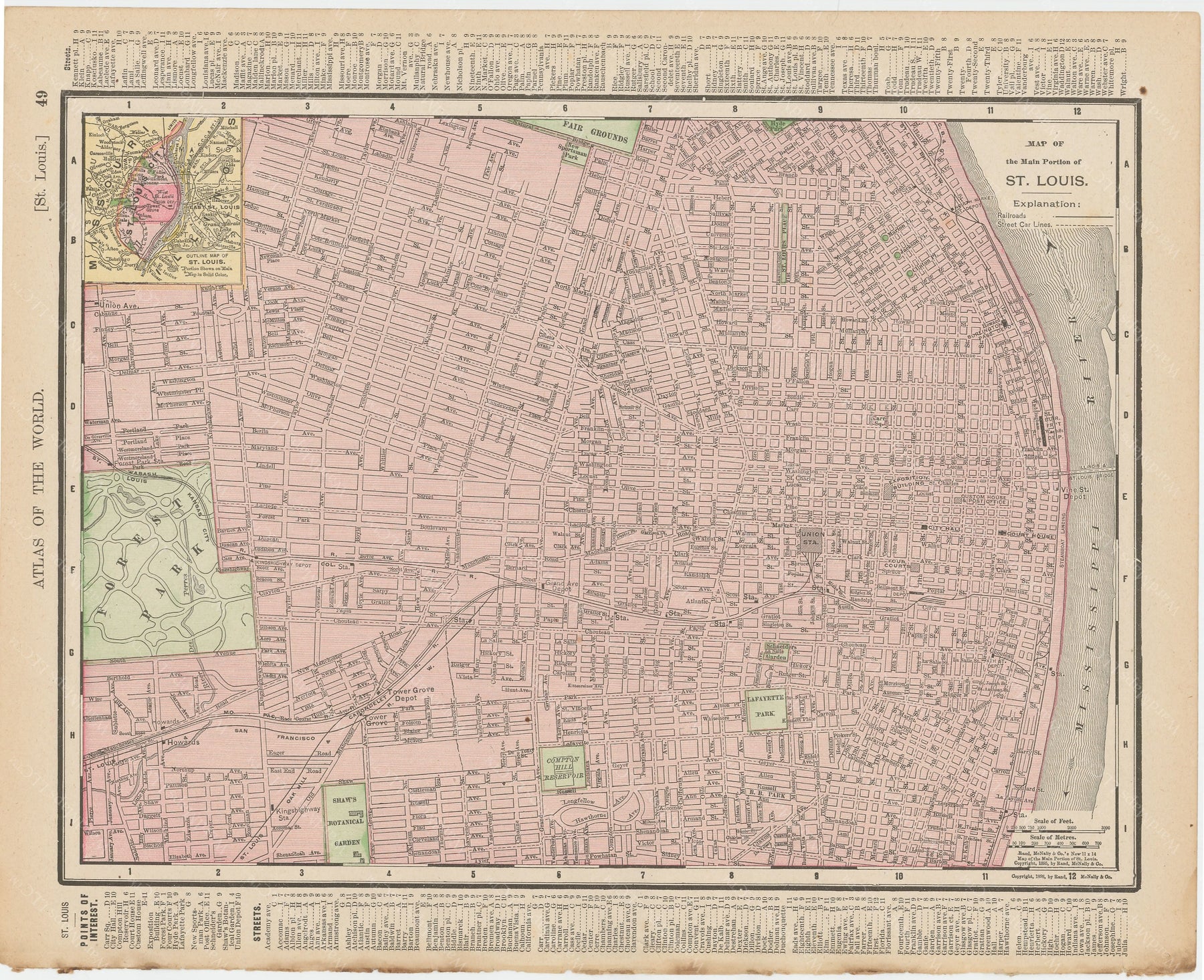 Saint Louis, Missouri 1900 – WardMaps LLC