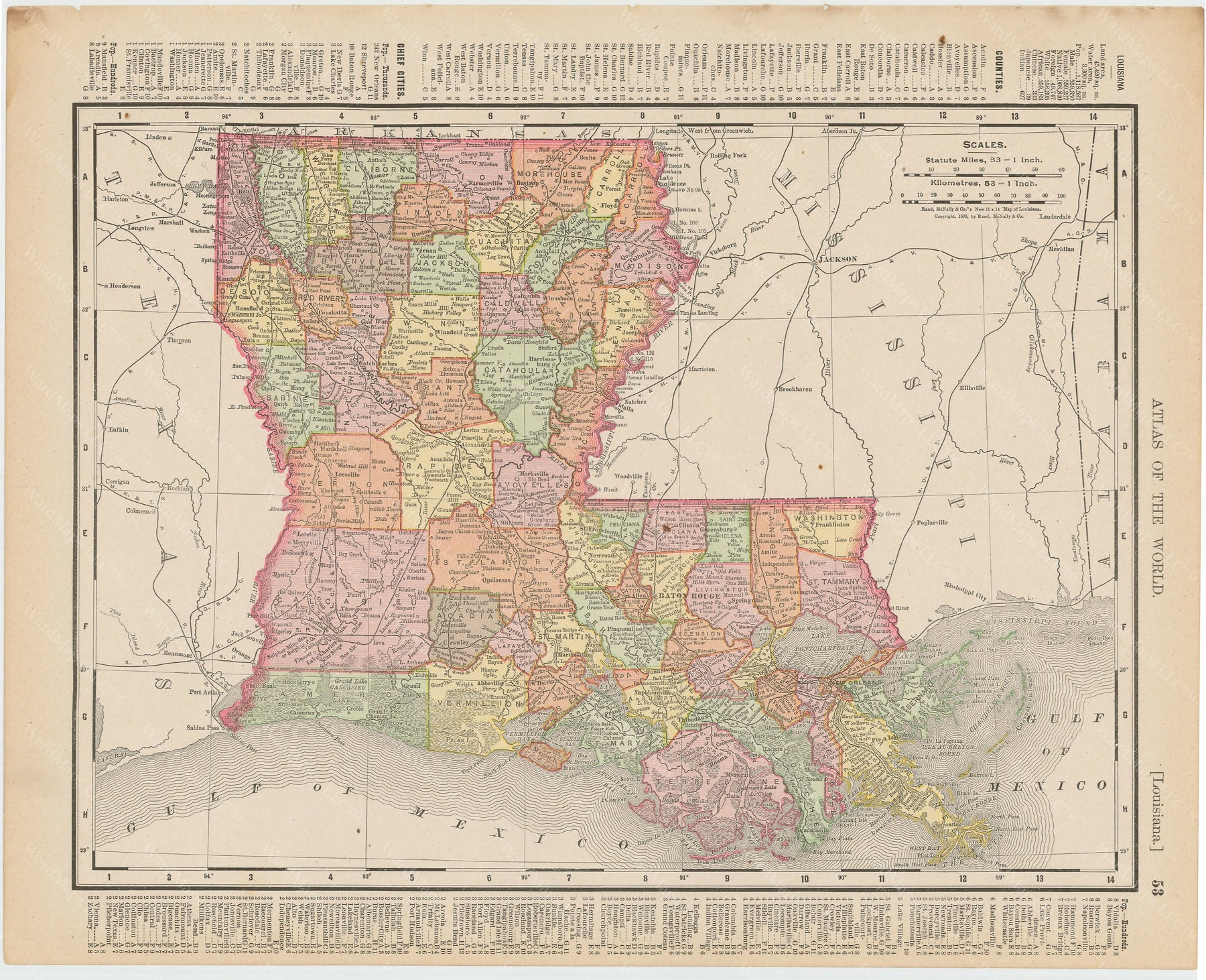Louisiana 1900 – WardMaps LLC