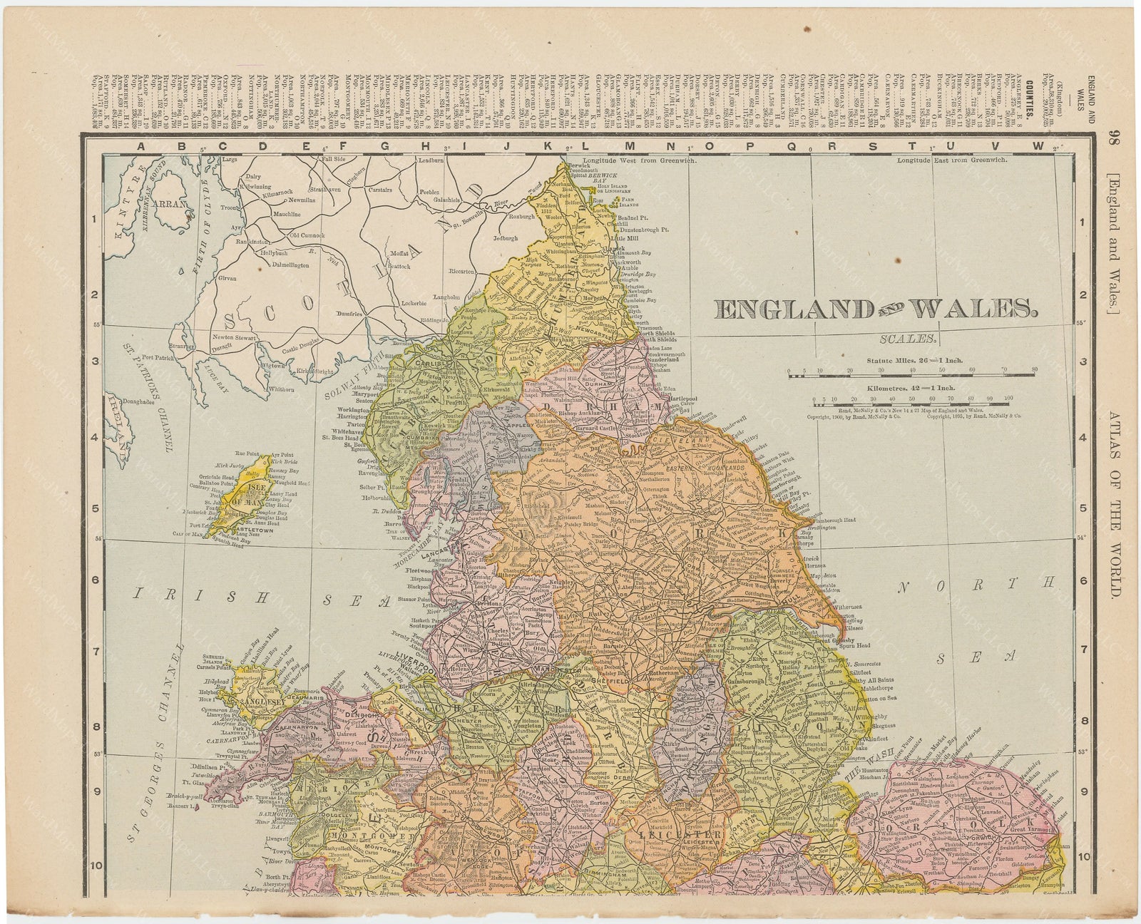 Maps of England – WardMaps LLC