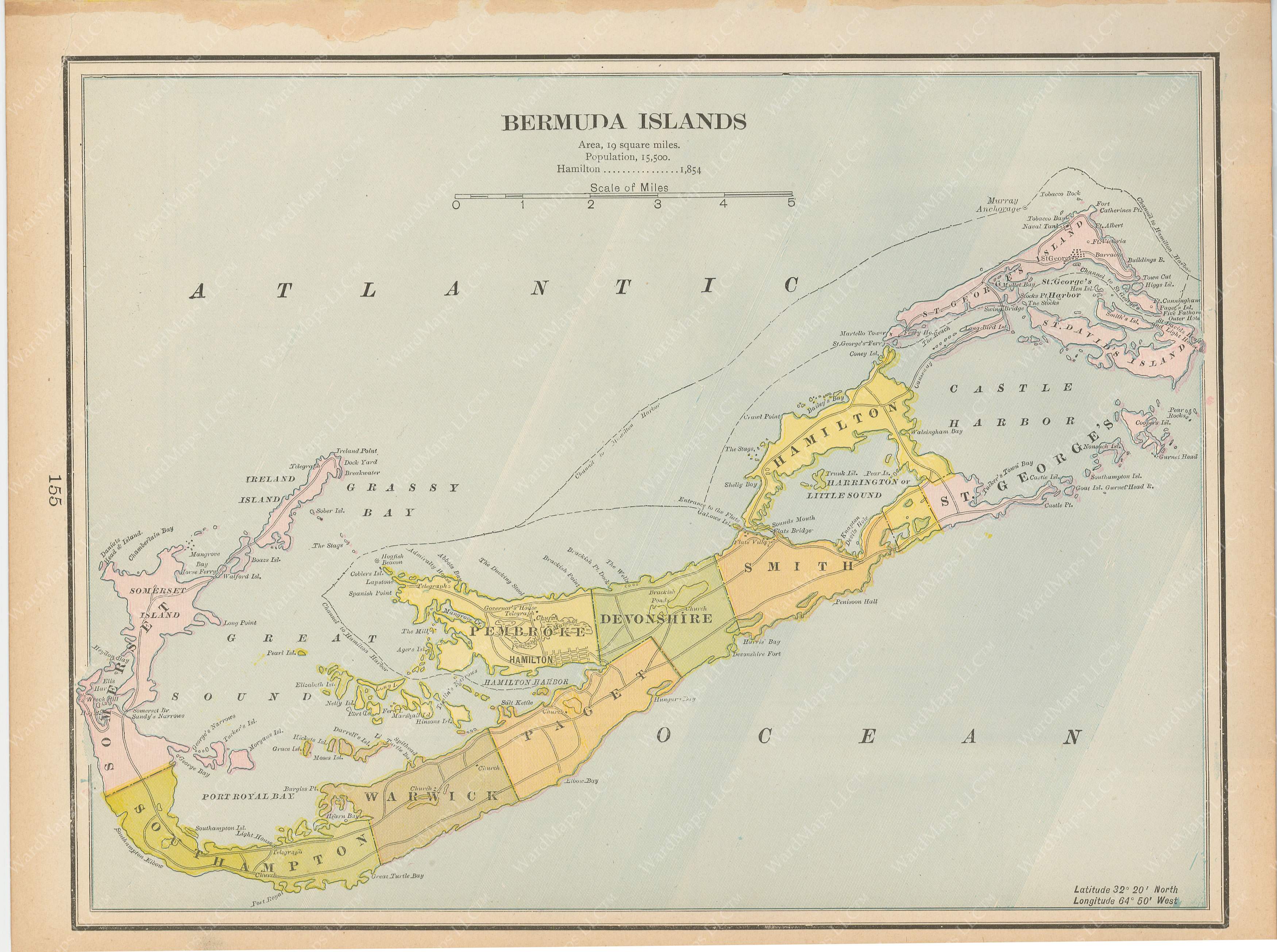 Bermuda 1894 – WardMaps LLC