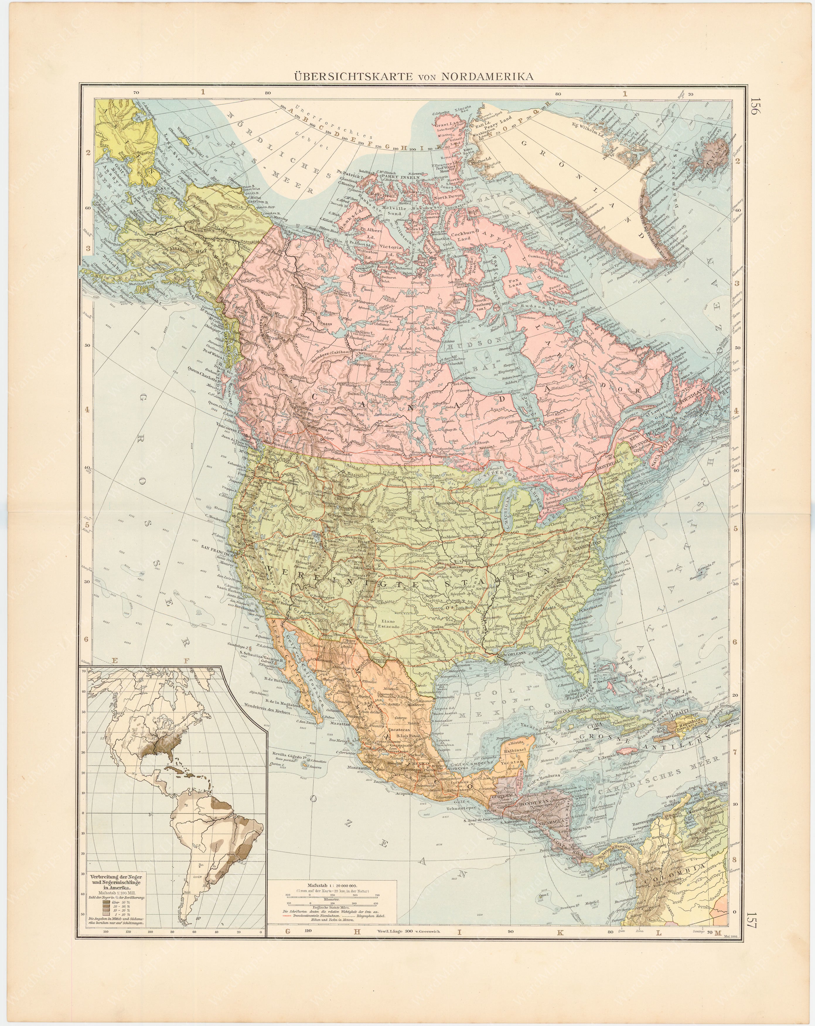 North America 1899 – WardMaps LLC