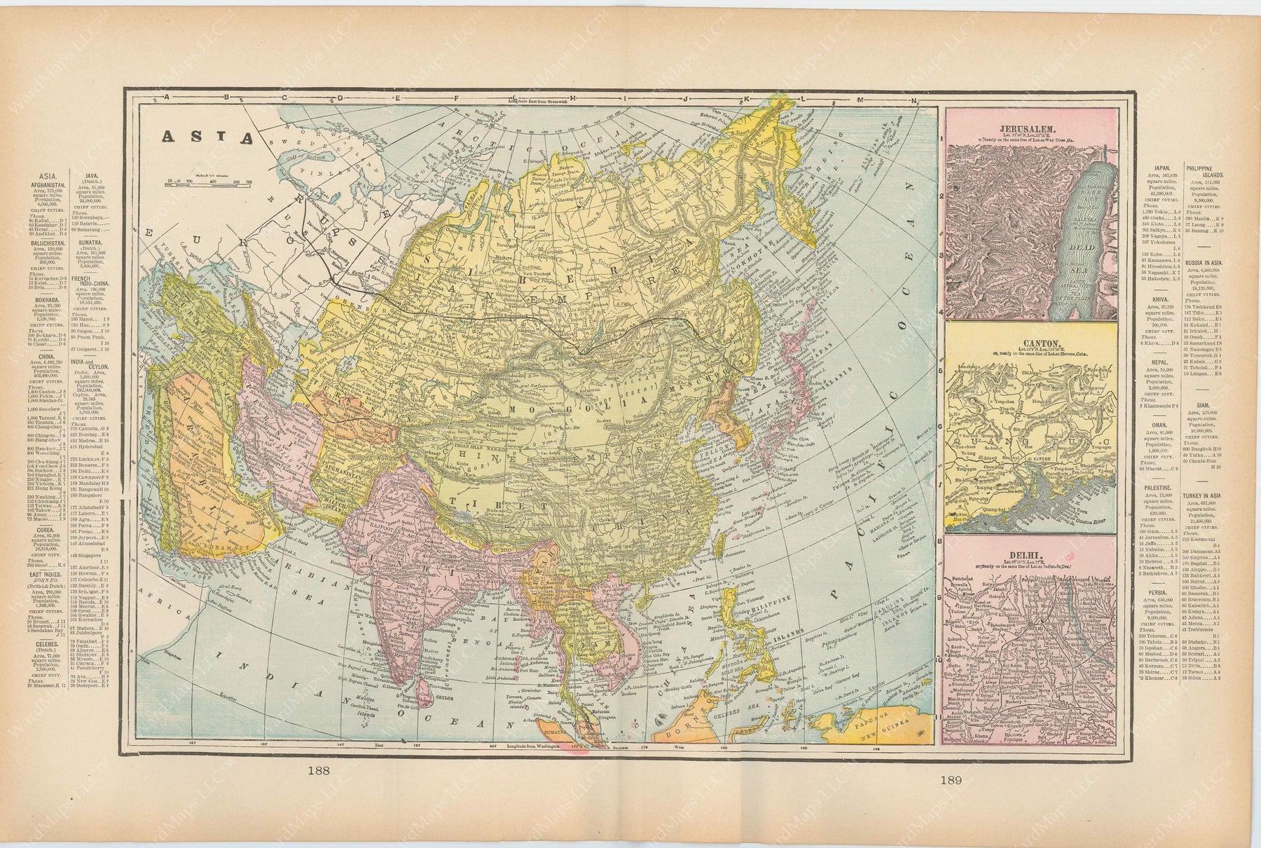 Asia 1894 – WardMaps LLC