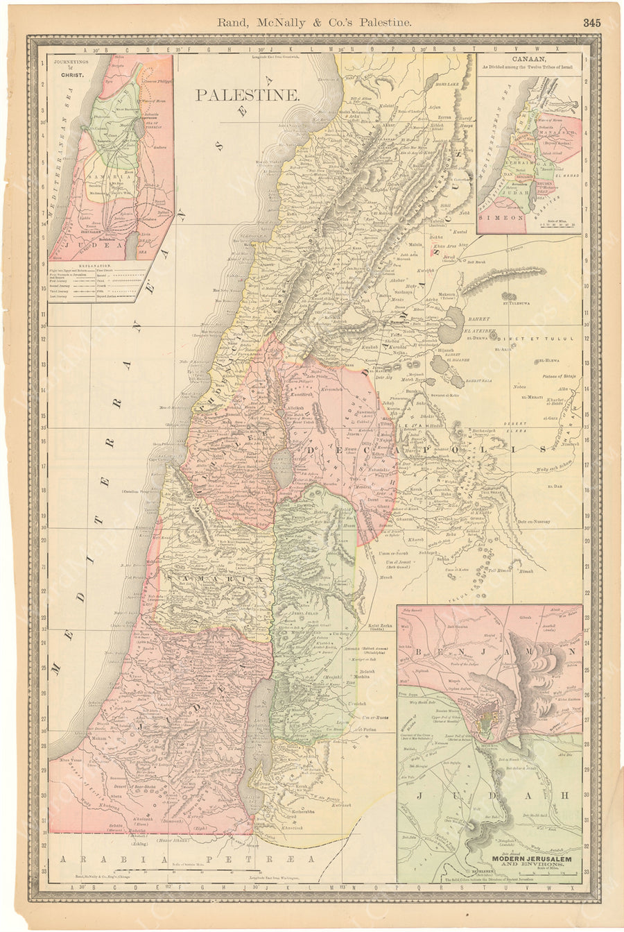 Palestine 1892 – WardMaps LLC