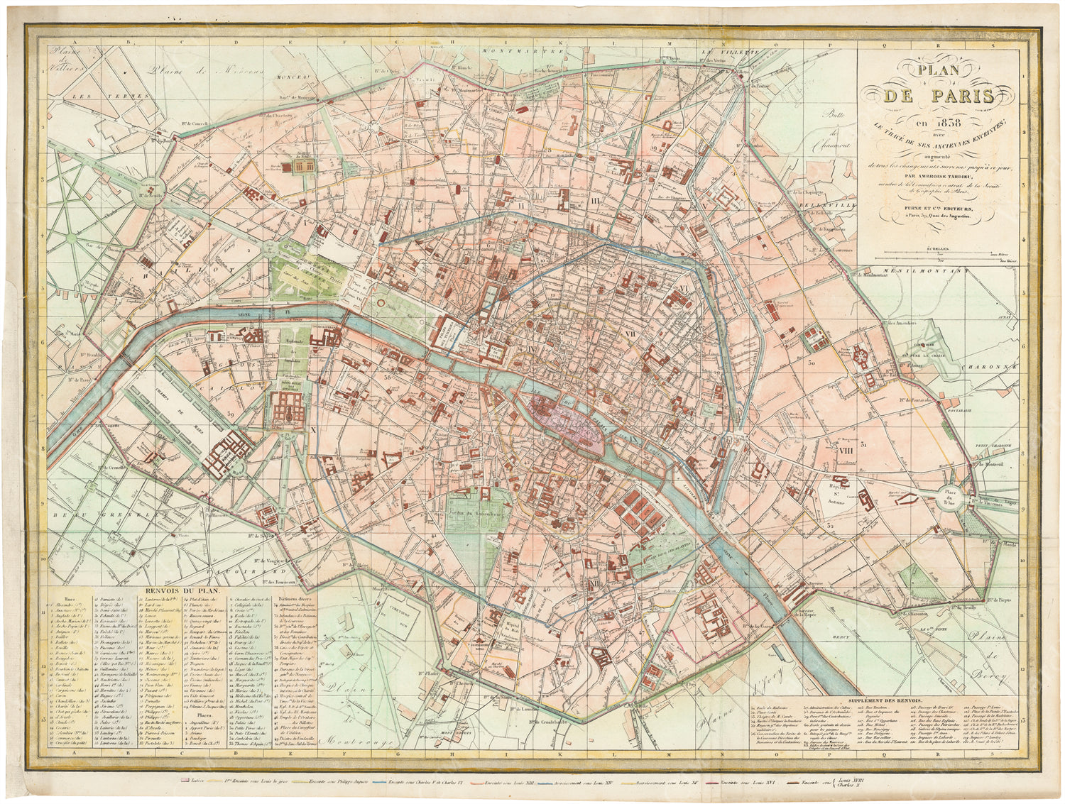 Paris, France 1838 – WardMaps LLC