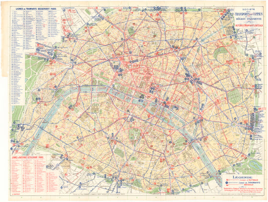 Paris, France Transit System Map 4th Edition – WardMaps LLC