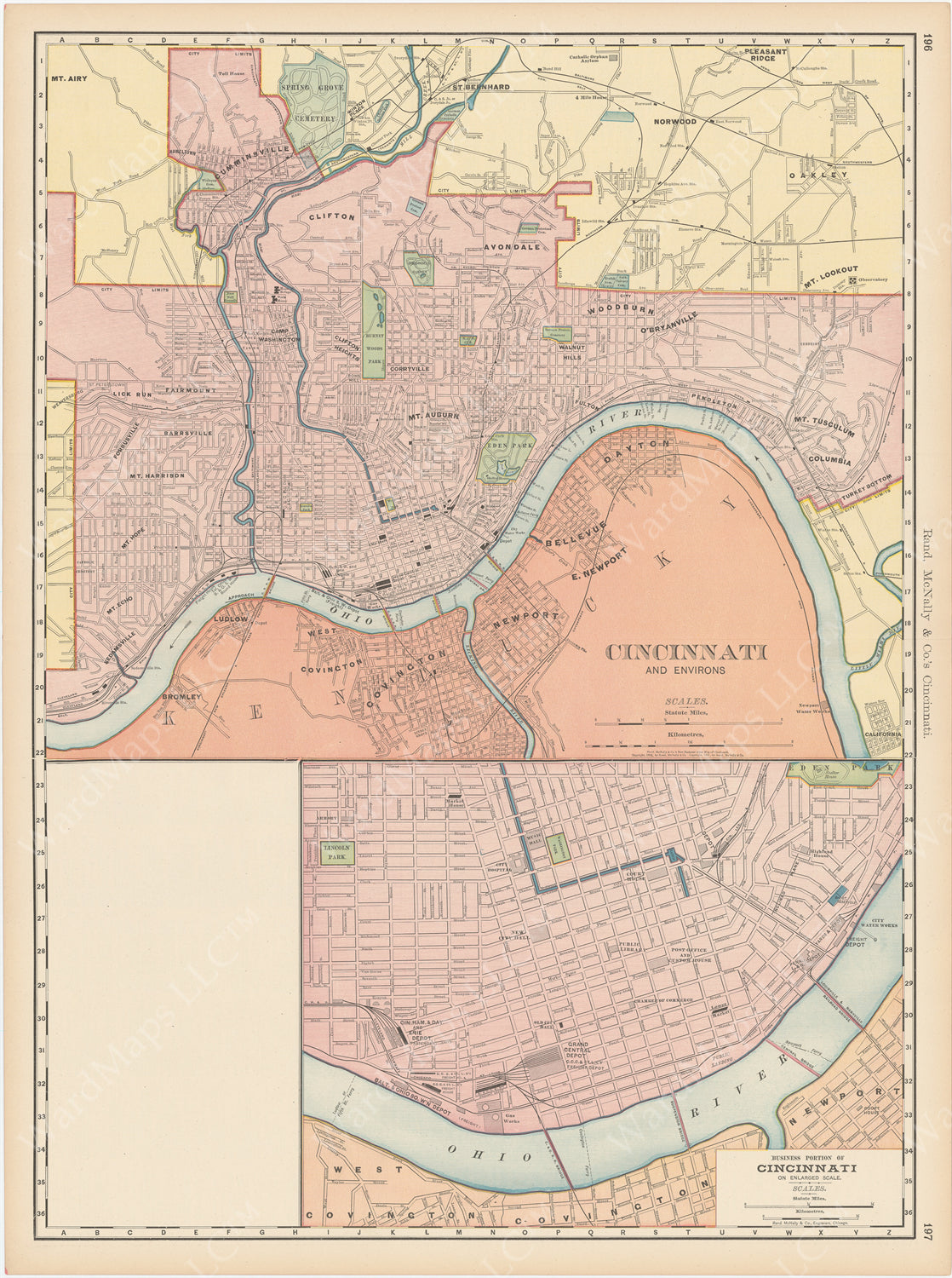 Cincinnati, Ohio 1903 – WardMaps LLC